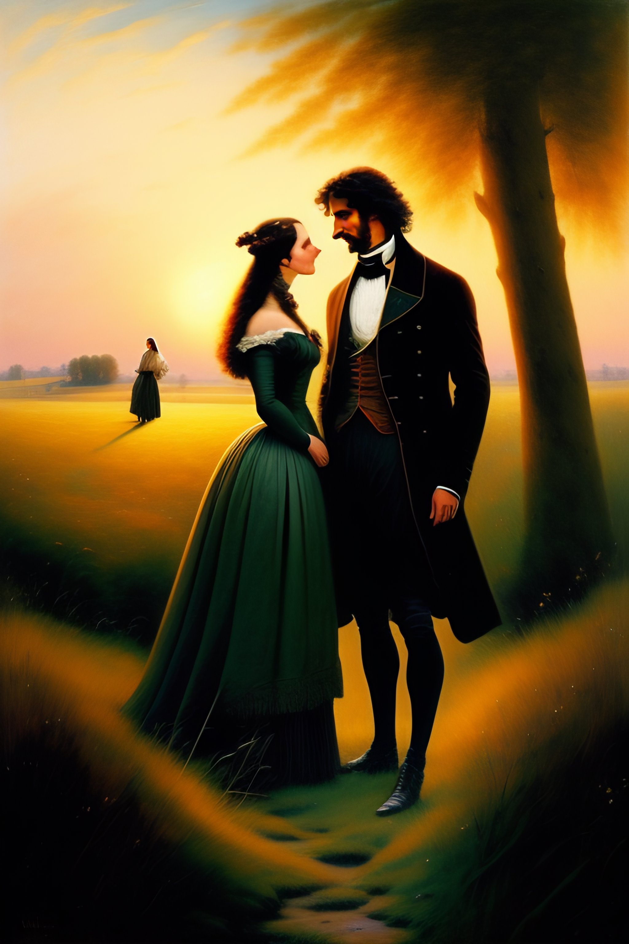 Lexica - A beautiful mixed media art of victorian age, wuthering ...