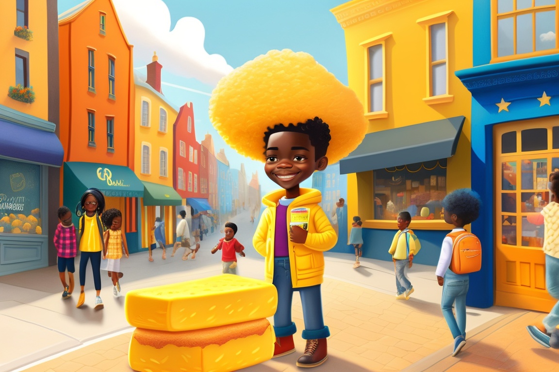 Lexica - An illustration of the vibrant city of Cheesetown, with tall ...