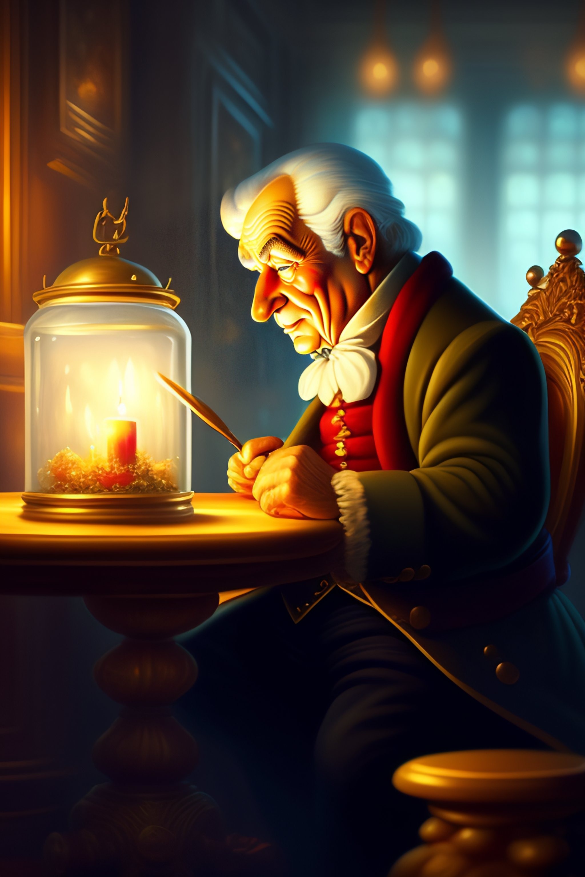 Lexica - Painting of Scrooge McDuck
