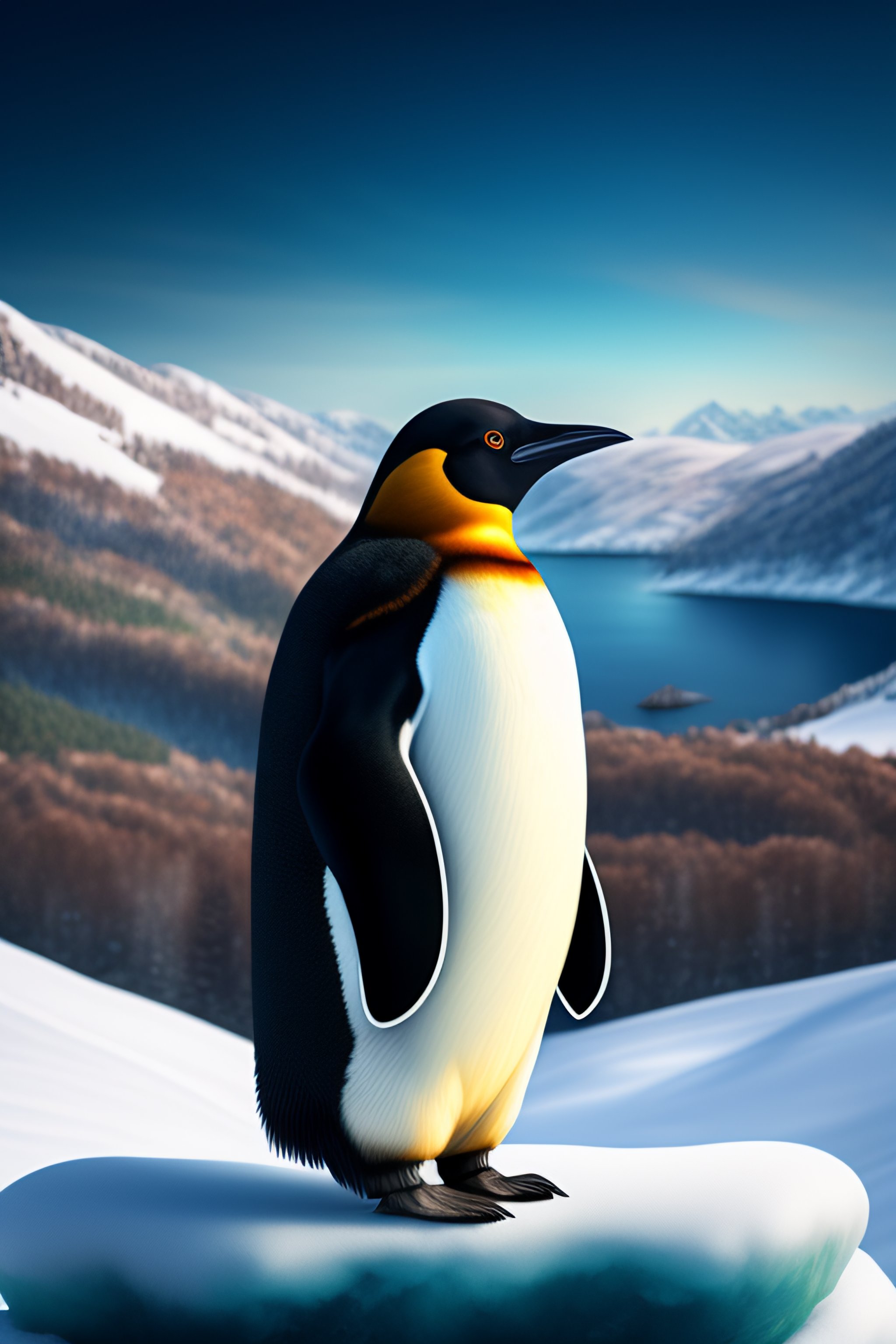 Lexica - A high penguin contemplating the ideas of ancient greek ...