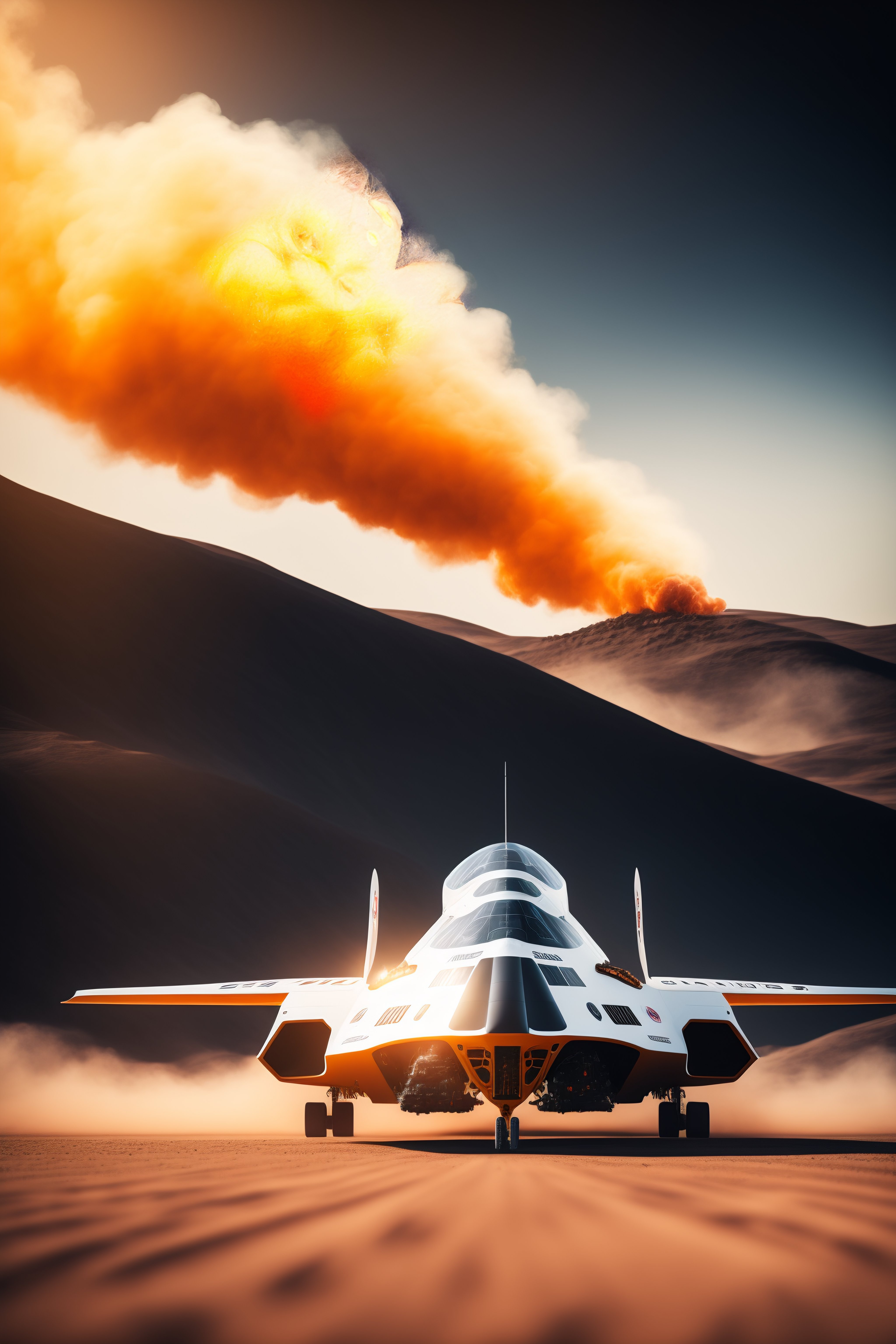 Lexica - 50mm Photograph of nasa starship designed by Lamborghini ...