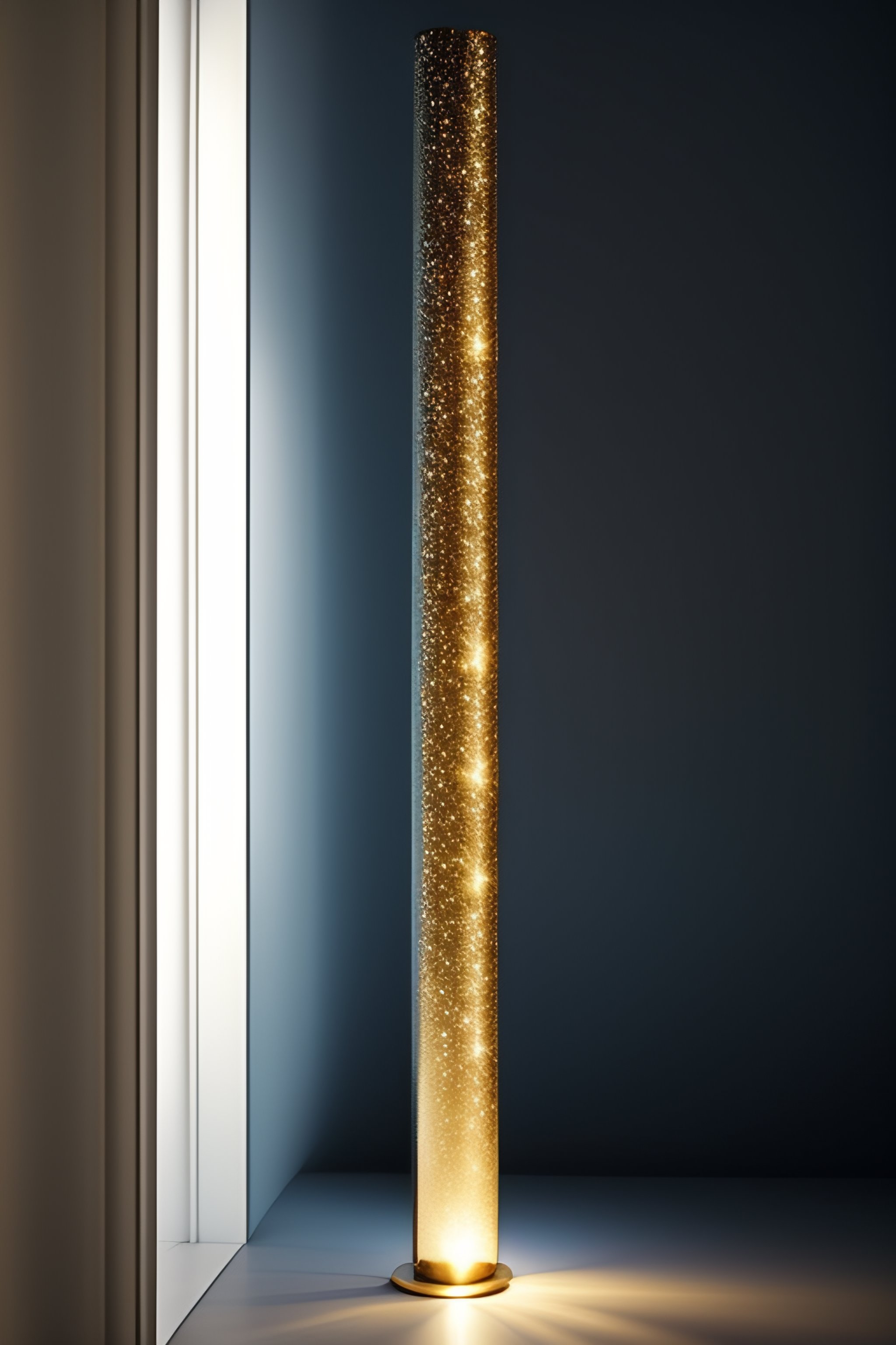 Lexica - Tall staff with starlight on top, photograph