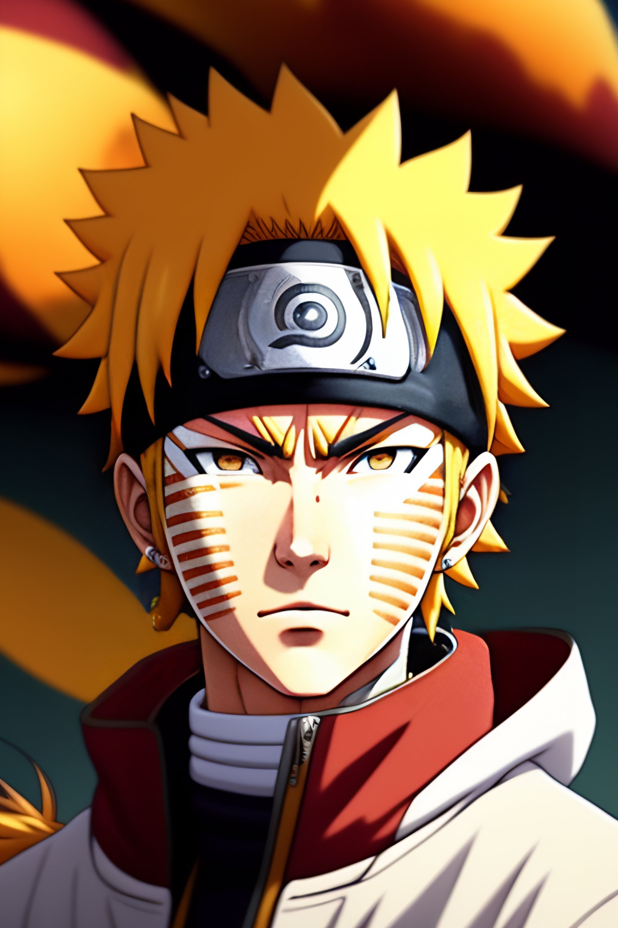 Lexica - Potrait of Naruto Uzumaki