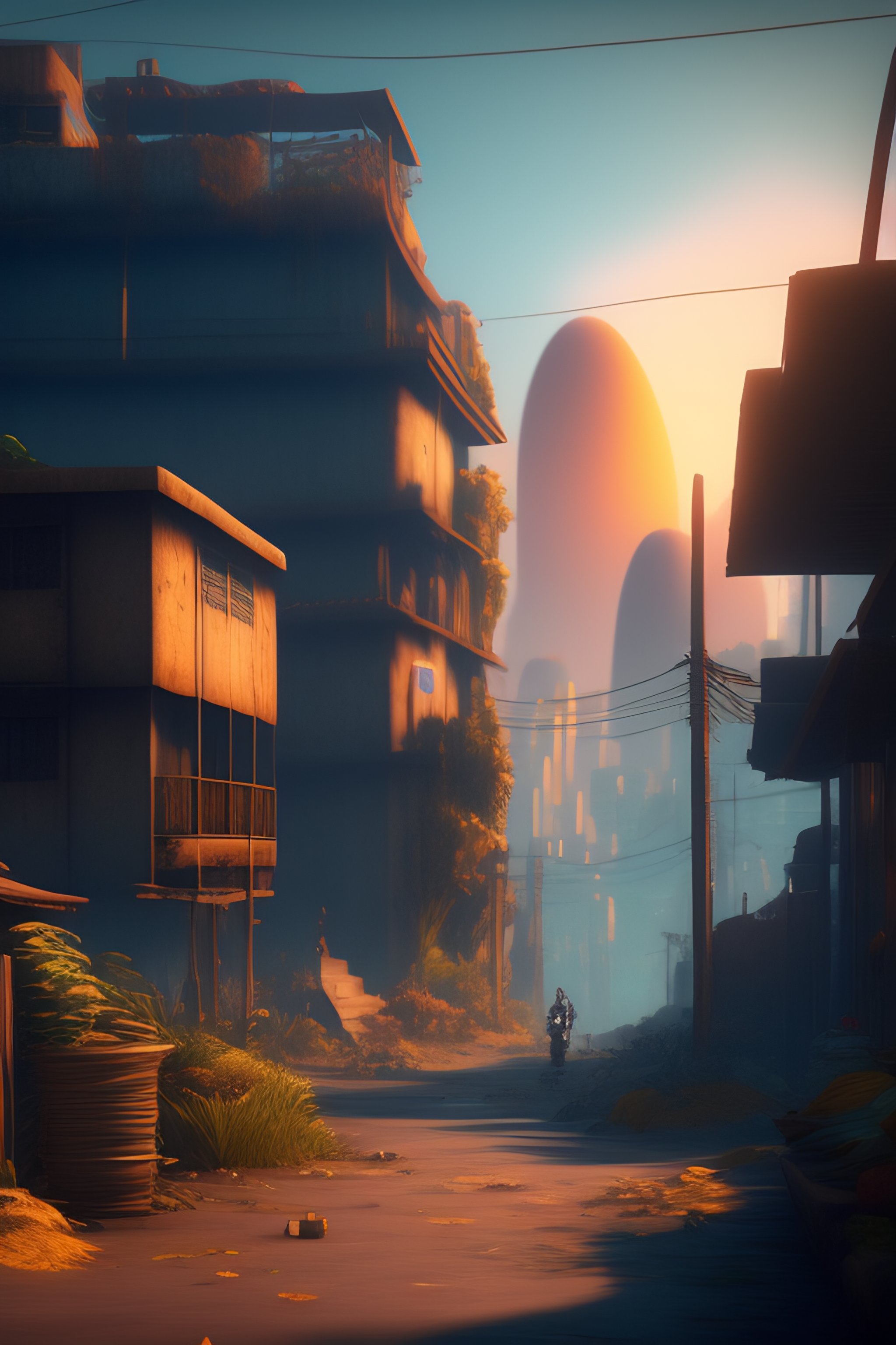 Lexica - Creature spooky scary disgusting slums in Rio de Janeiro adam ...