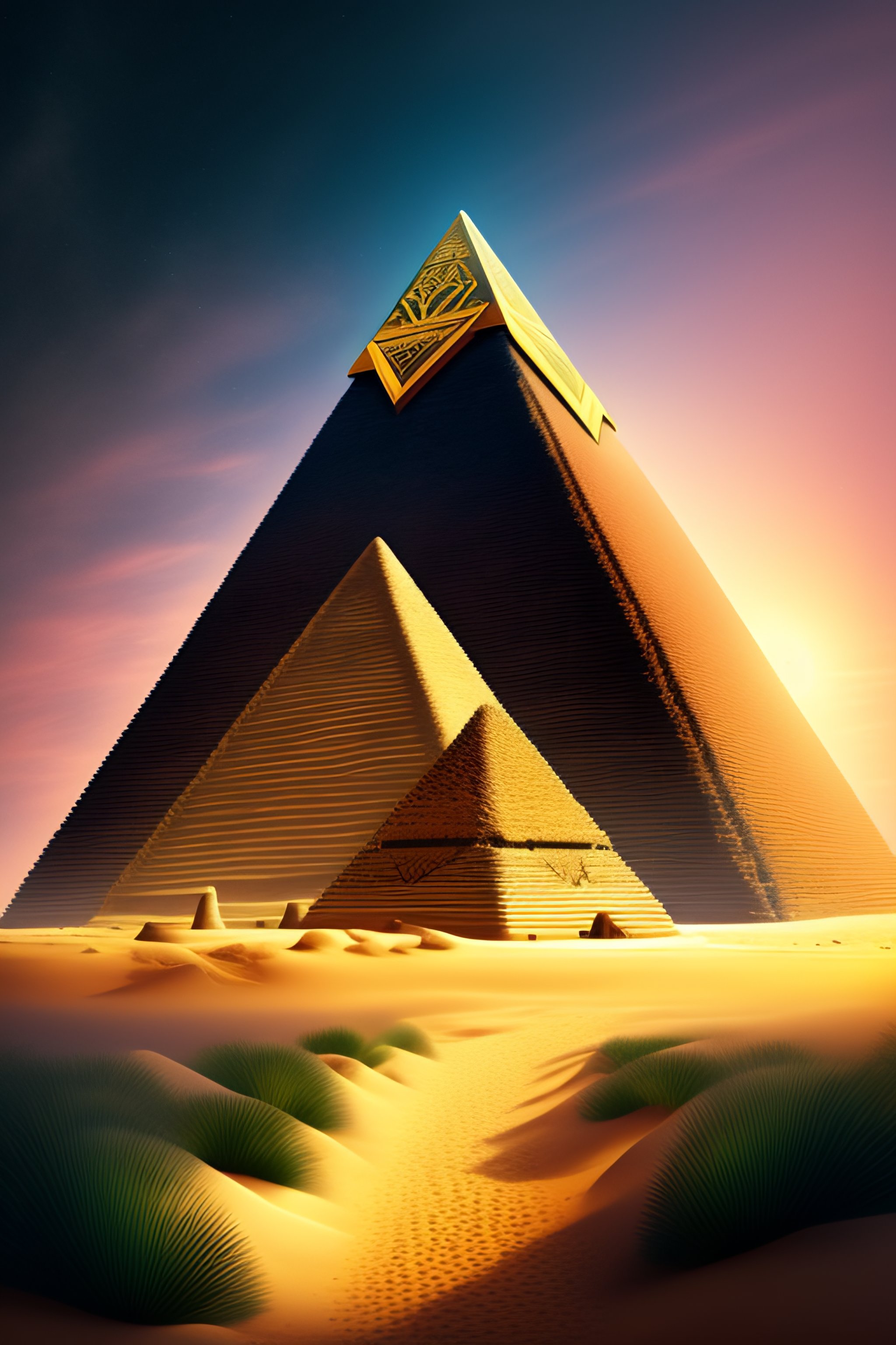 Lexica - Illustration of Egypte, Pyramid