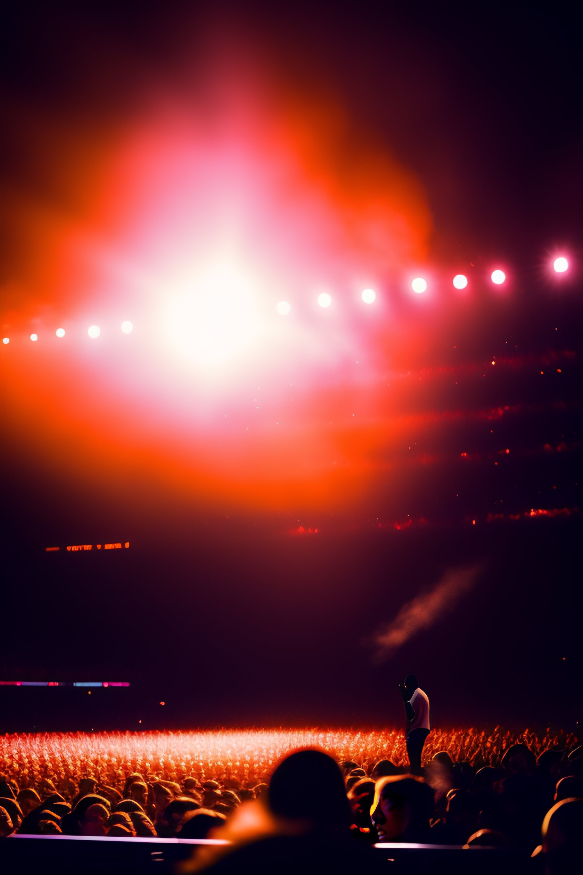 Lexica - Kendrick lamar performing in front of a huge crowd, 4k, Aubrey ...