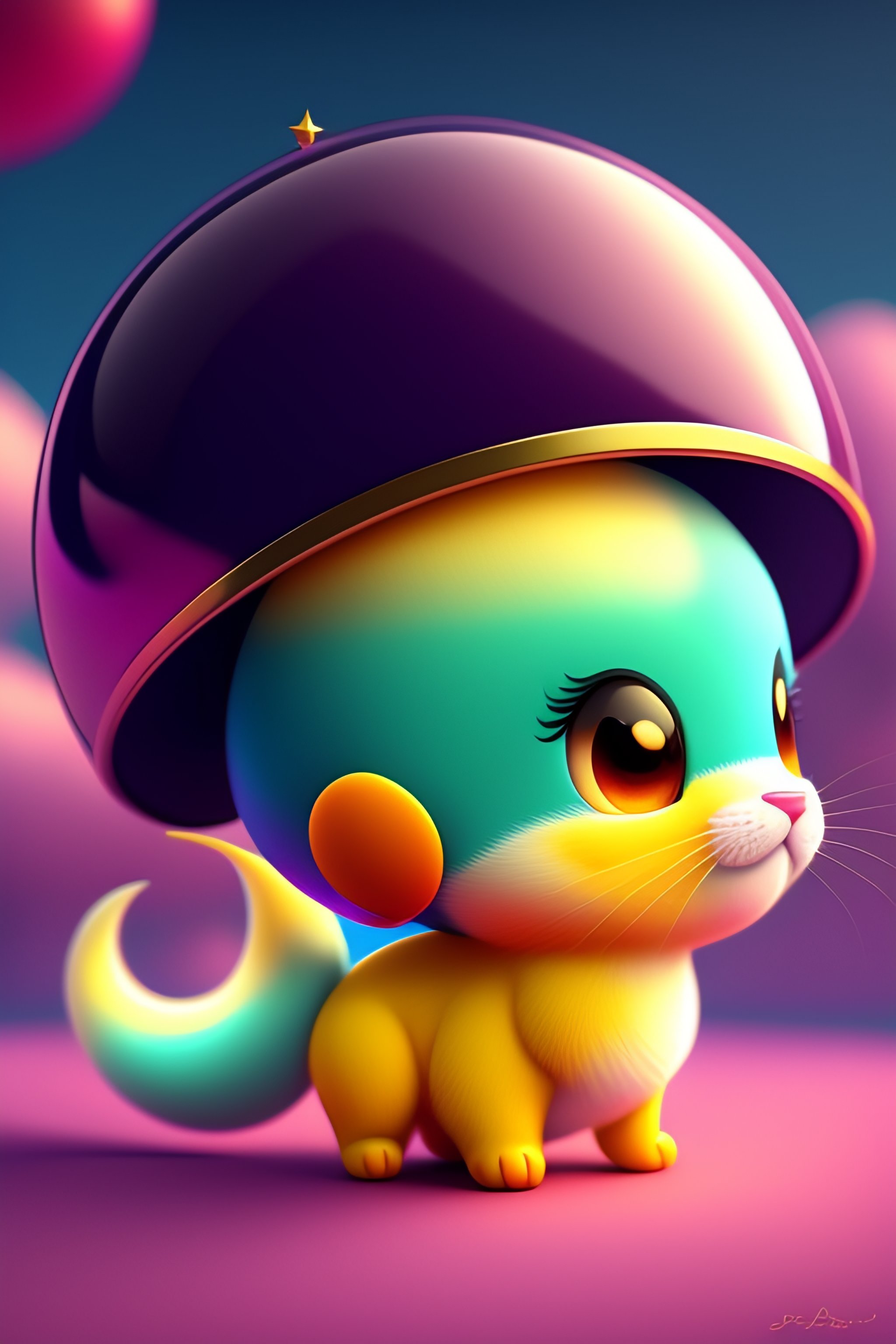 Lexica - Cute and adorable cartoon it baby, fantasy, dreamlike ...