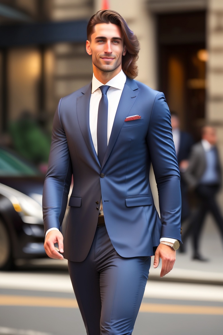 Lexica - Real street style photo of an Italian-looking man in his 30s ...