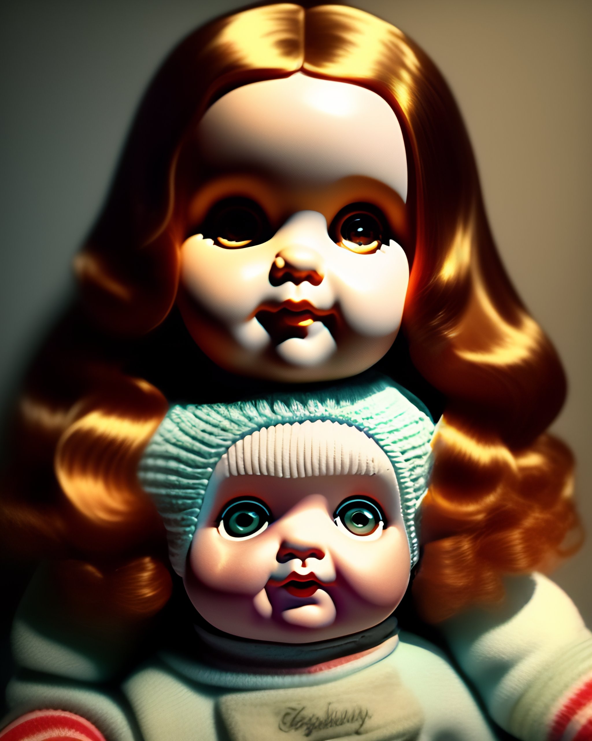 Lexica - Paranormal possesed doll staring at your soul, very unnerving ...