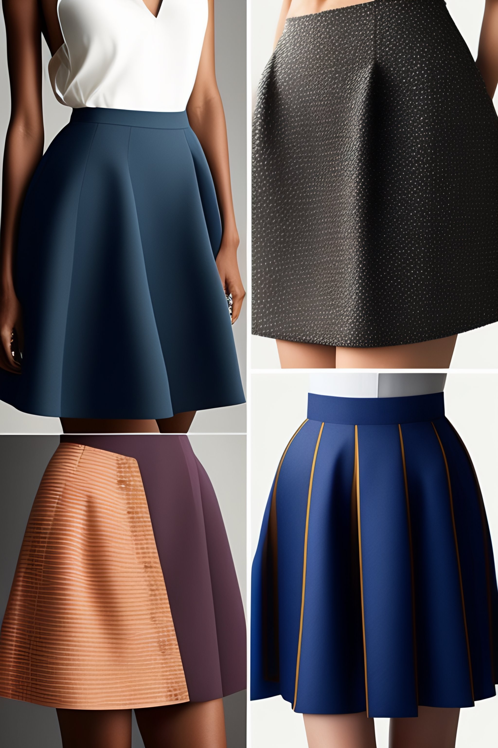 Lexica - Abstract sewing patterns for skirt and texture