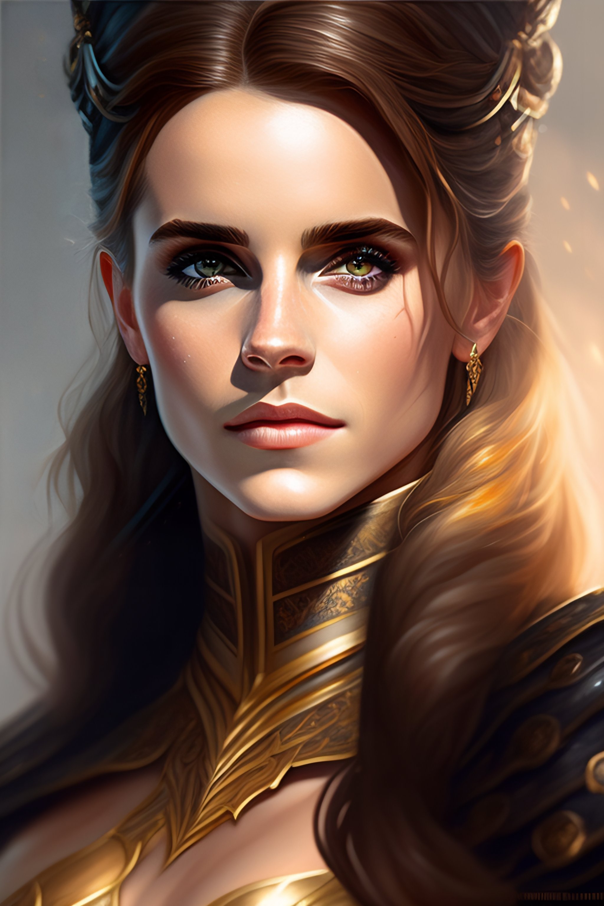 Lexica - Emma watson Muscular and powerful medieval knight woman ...