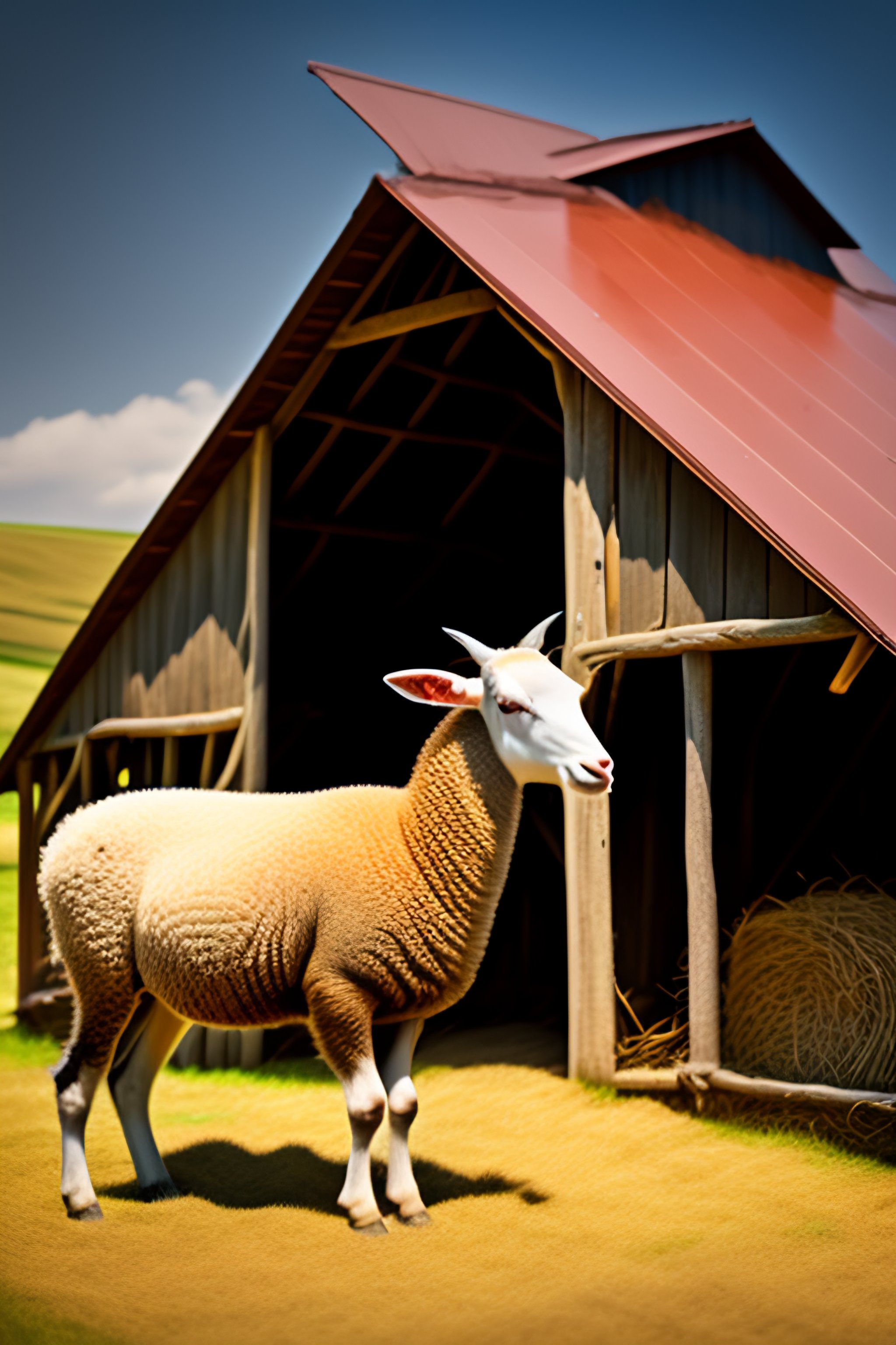 Lexica - Lamb, barn, hay, eid