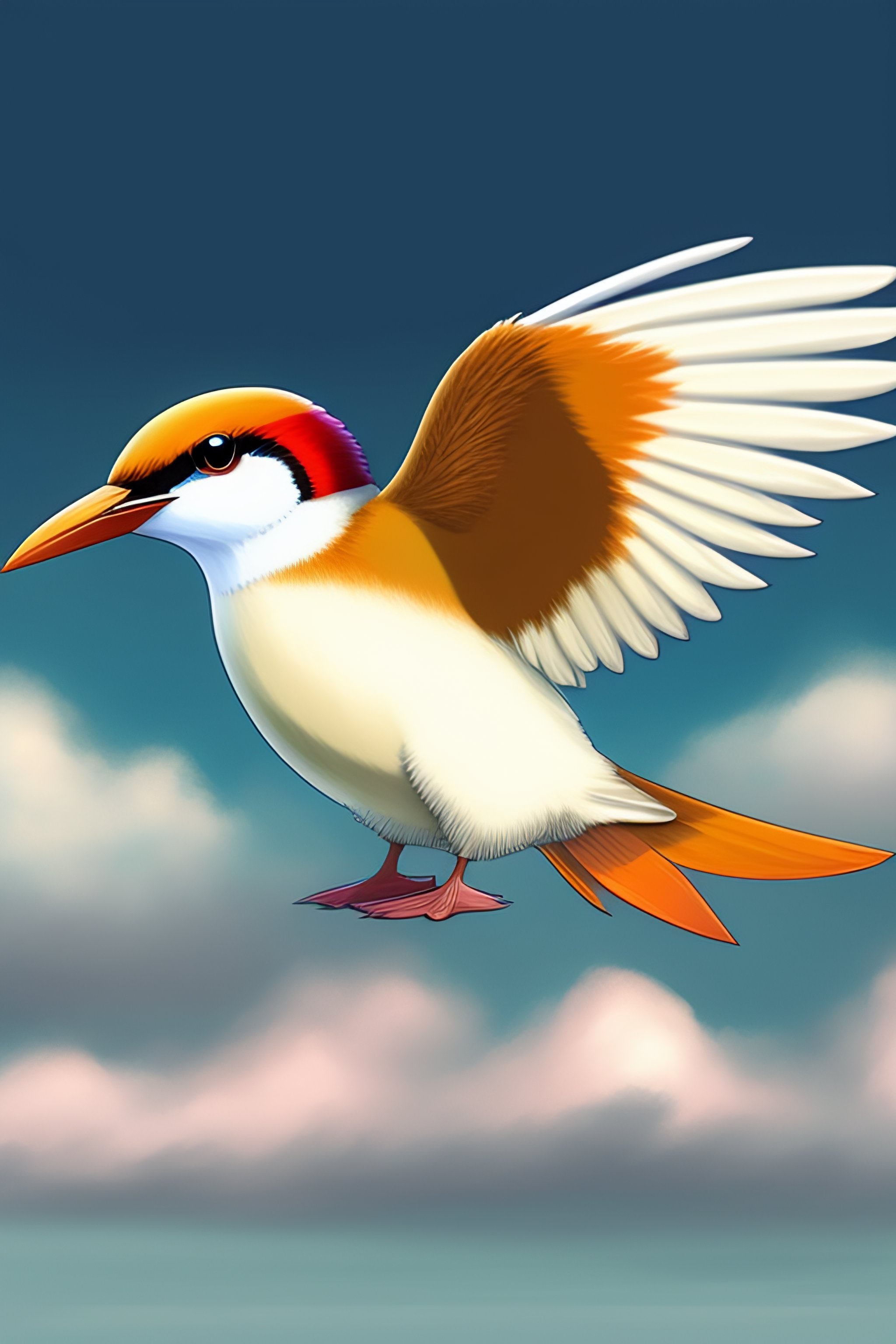 Lexica - Flying type Pokemon based on a tern, first stage Pokemon ...