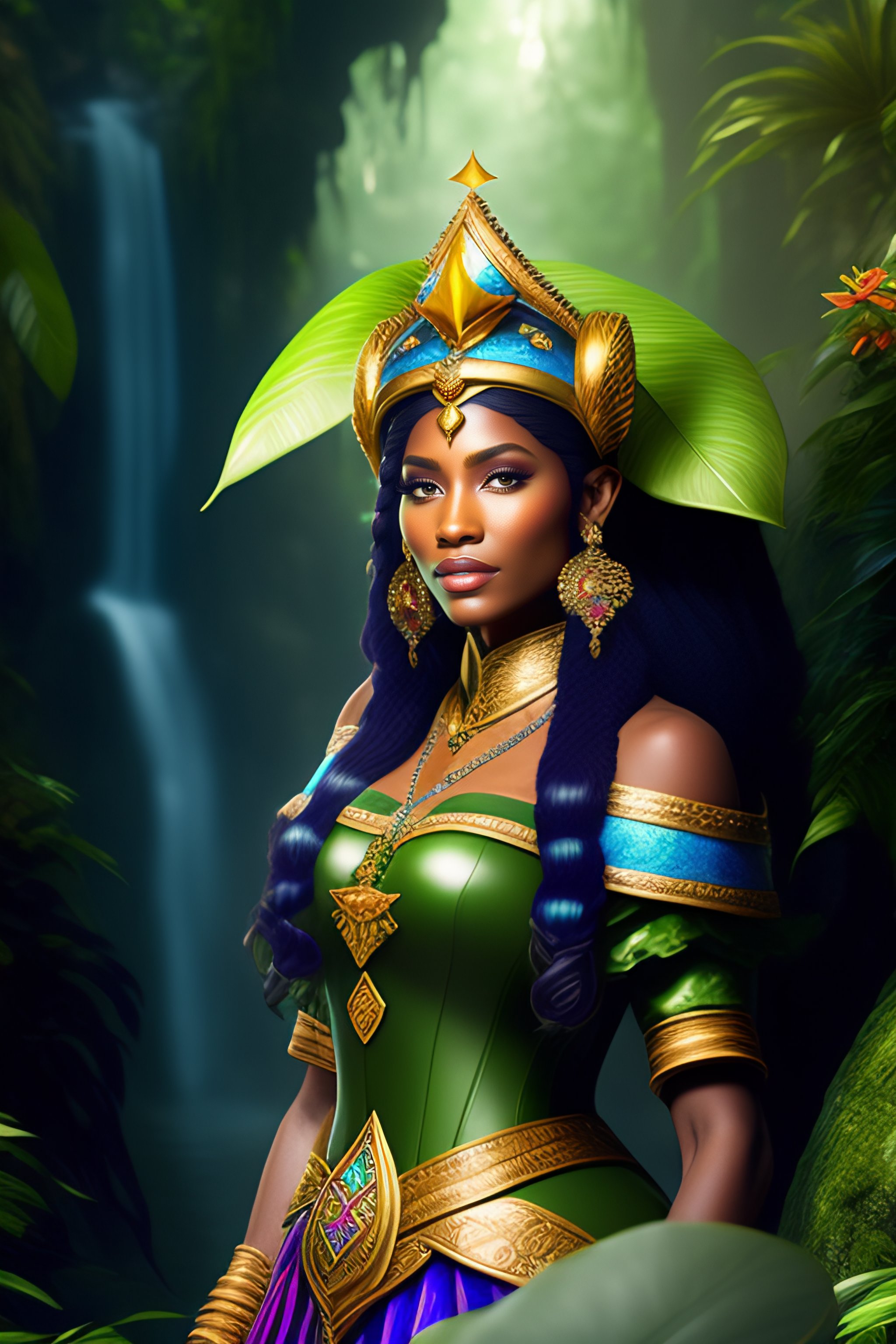 Lexica - Zelda princess in pandora jungle