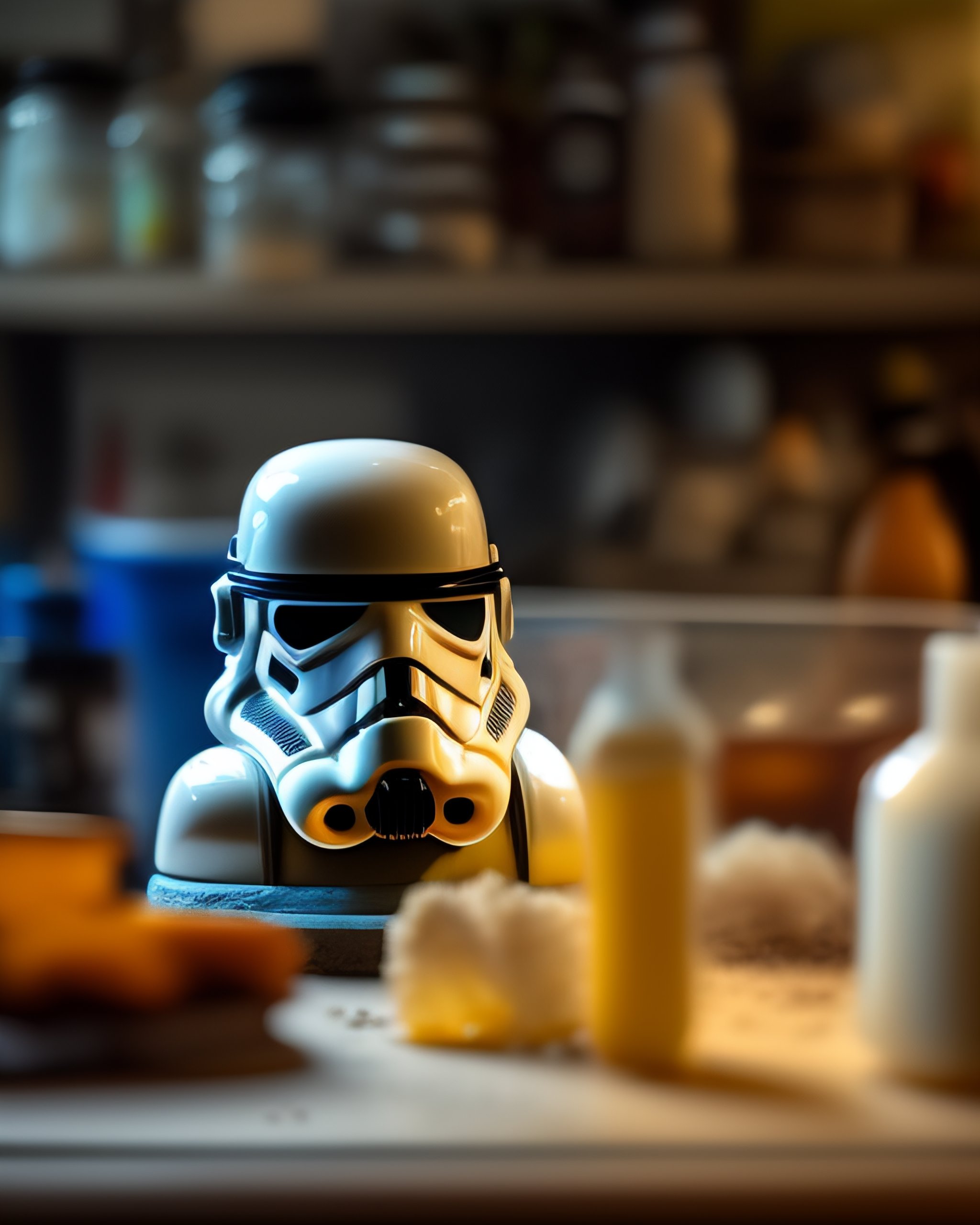 Lexica - Wide angle Environmental shot of a stormtrooper in baroque ...