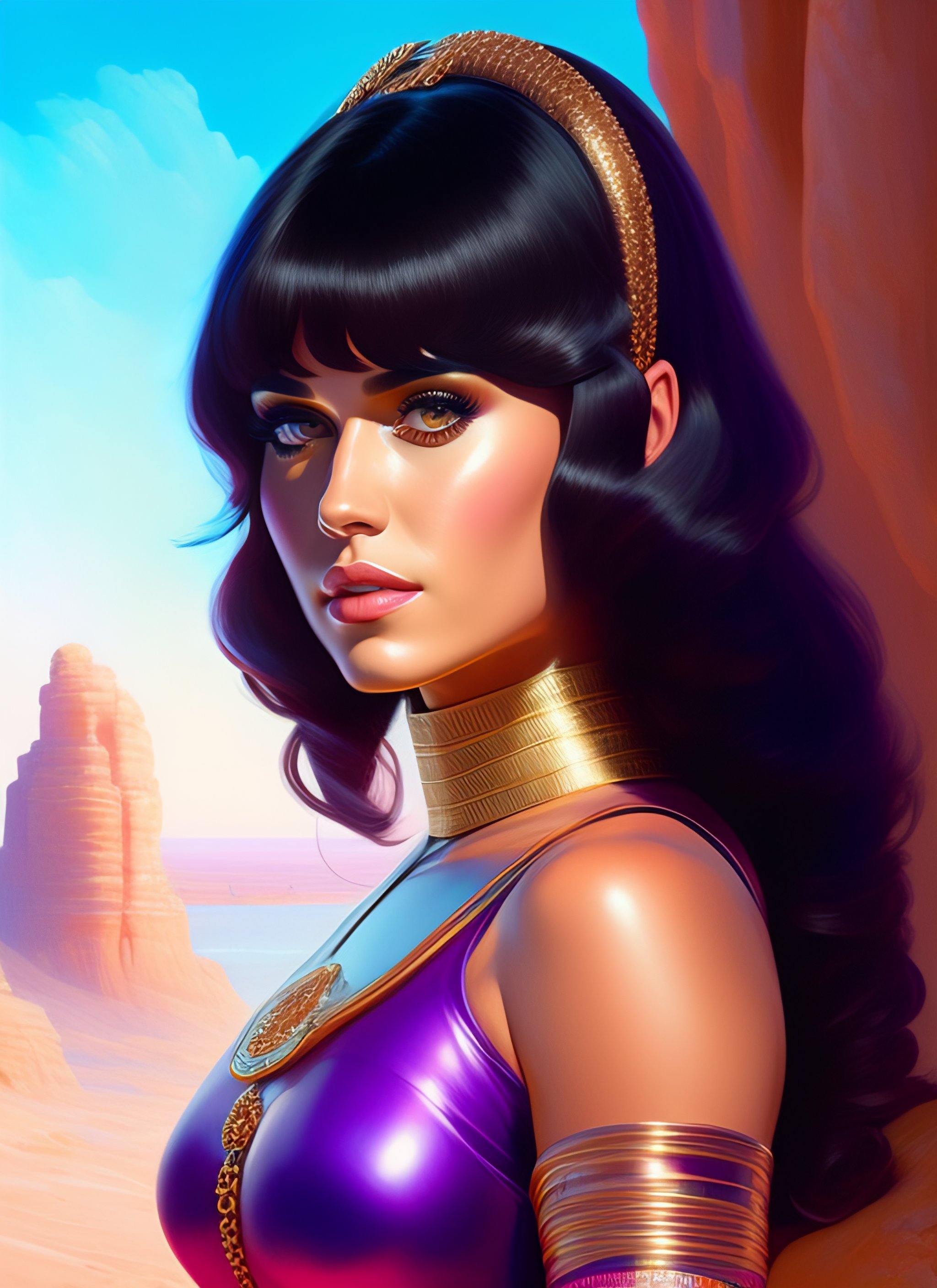 Lexica - Portrait of Katy Perry as Dora the Explorer, highly detailed ...