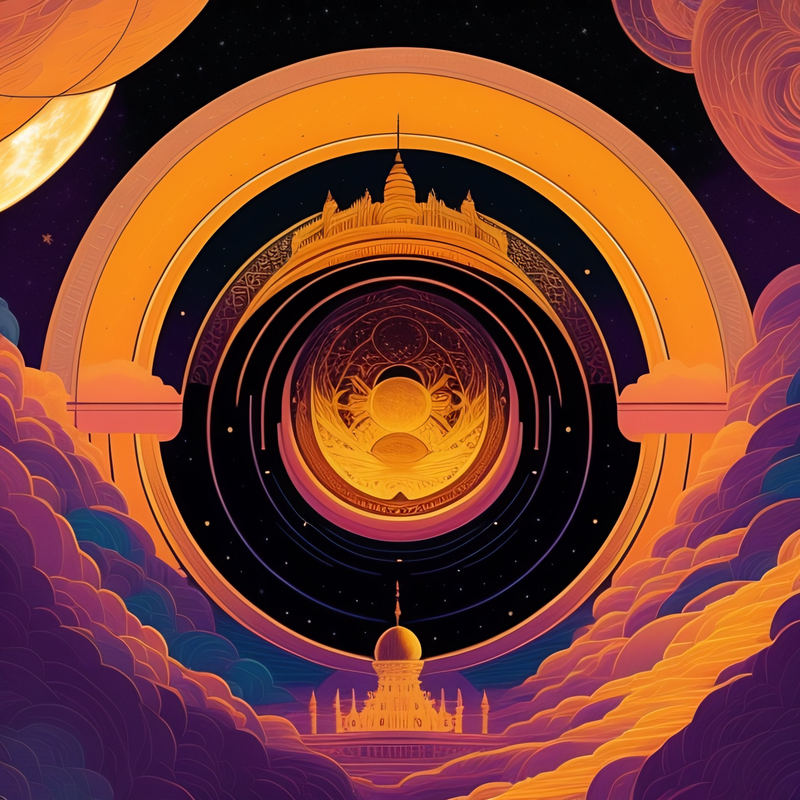 Lexica - Moon Cosmonaut God Face, da vinci, dan mumford, victo ngai ...