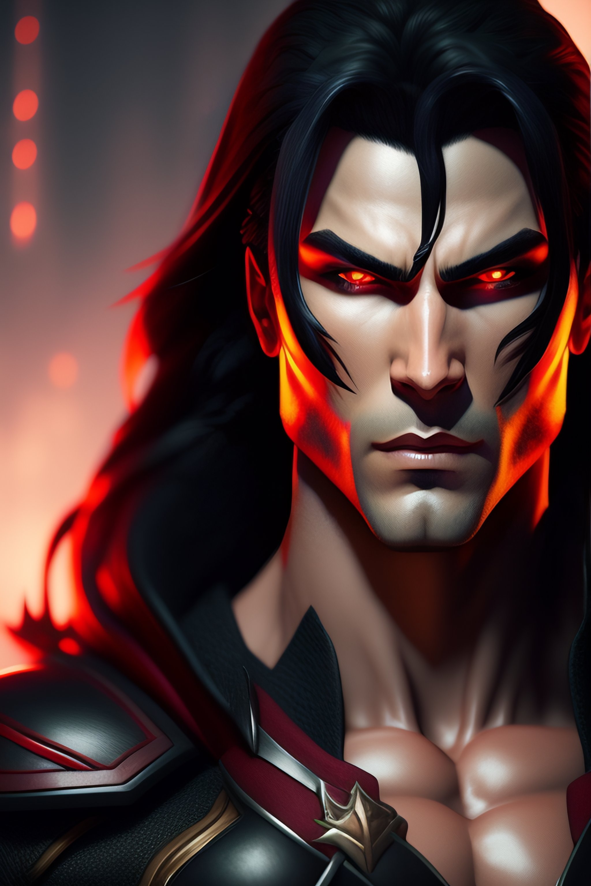 Lexica - Full body portrait of a male human rogue like with blodshoot ...