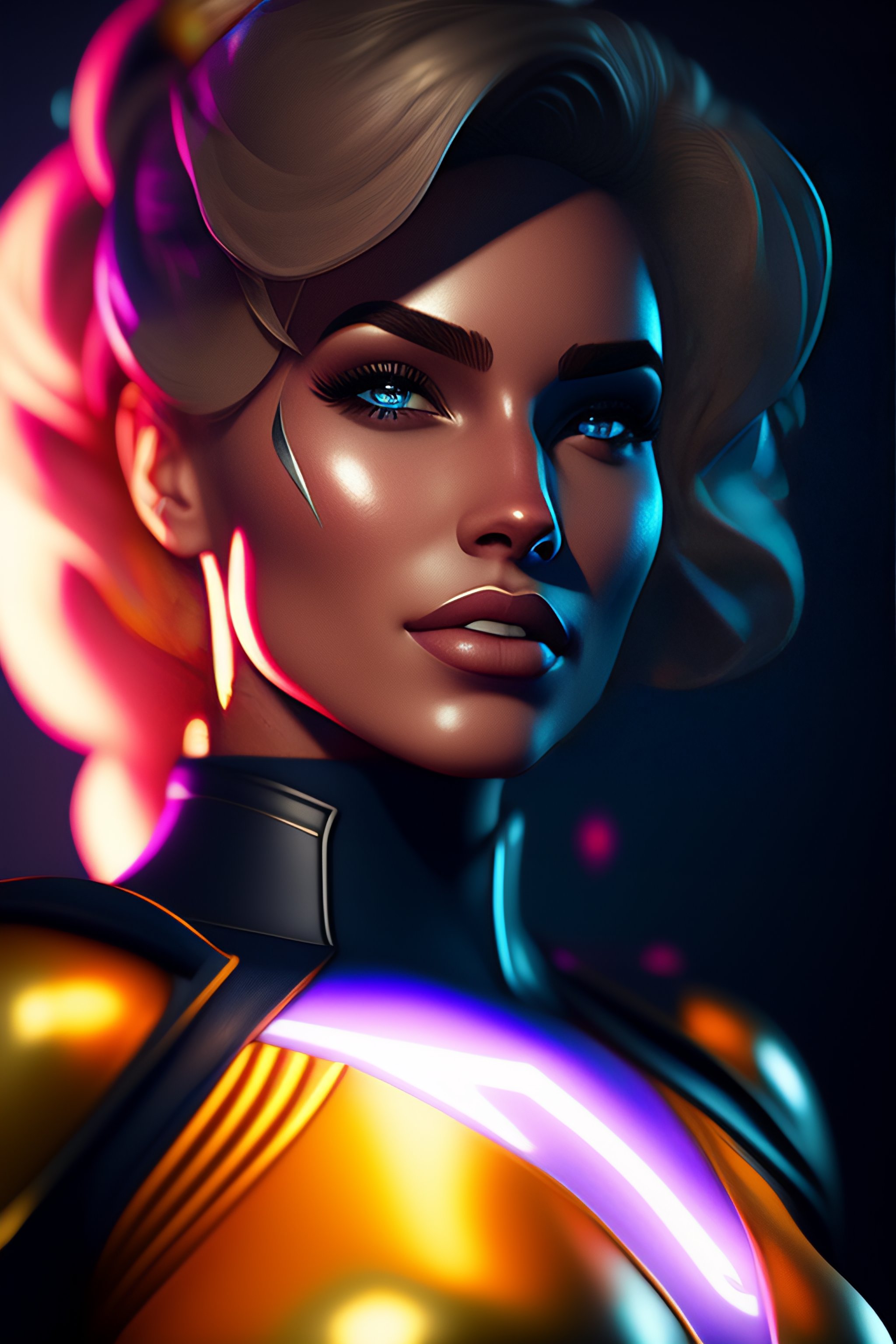 Lexica Powergirl Dc Beautiful Youthful Features 8k Resolution Concept Art Portrait Dynamic