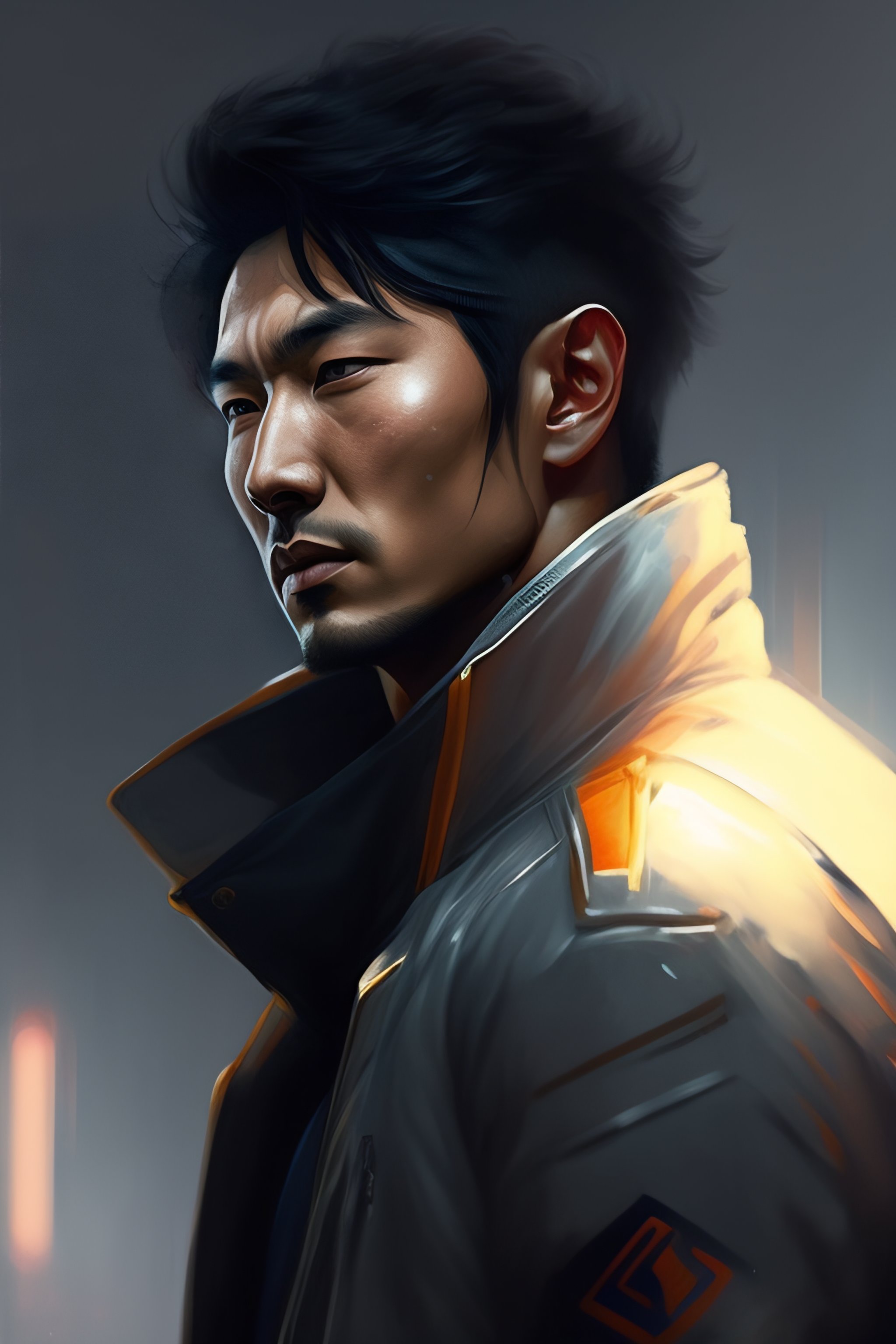 Lexica - Portrait of Victor tsoi by Greg Rutkowski, young, manly ...