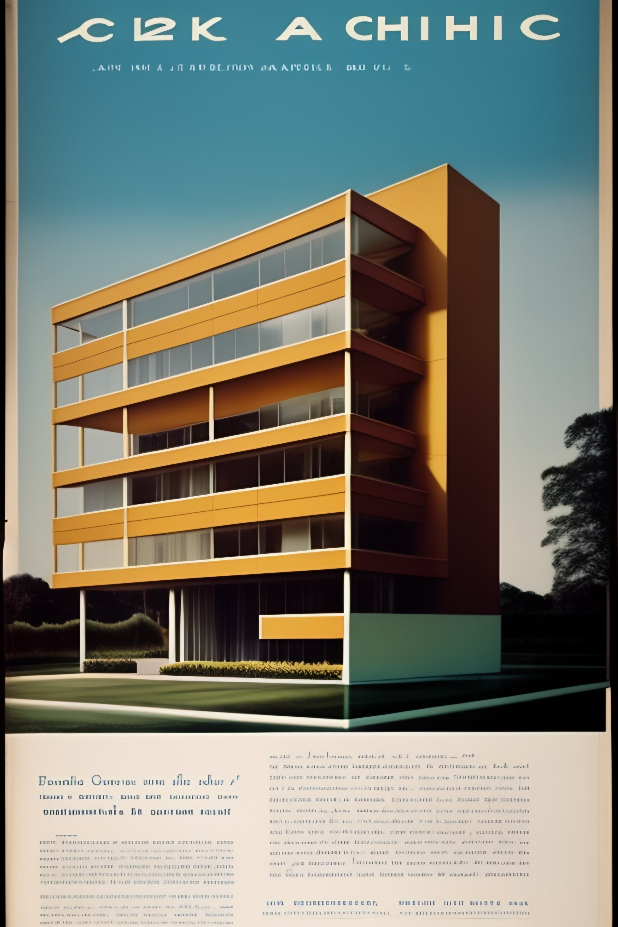 Lexica - Advertisement for architect, 1950s