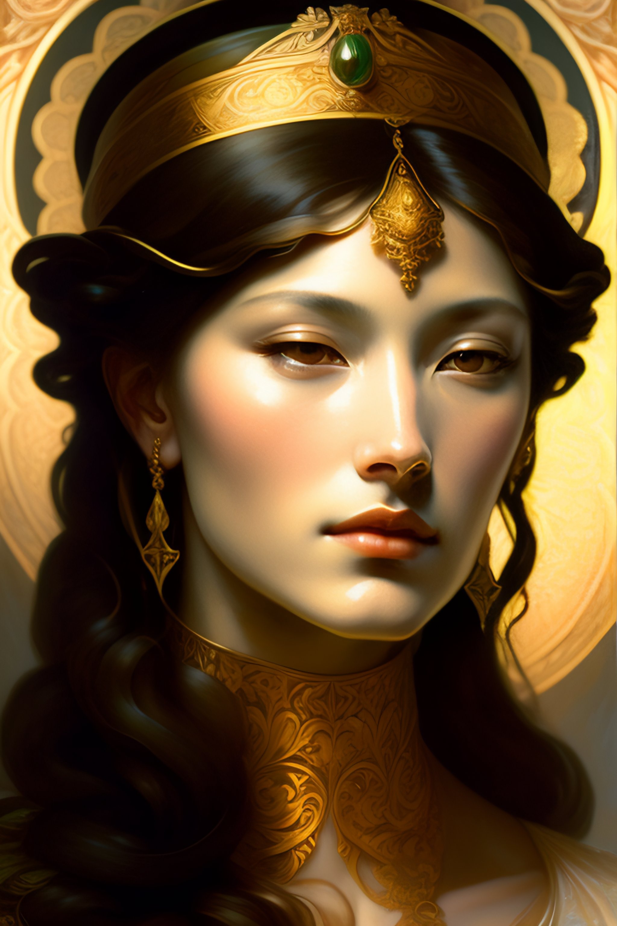 Lexica - A beautiful empress portrait, with a brilliant, symmetrical ...