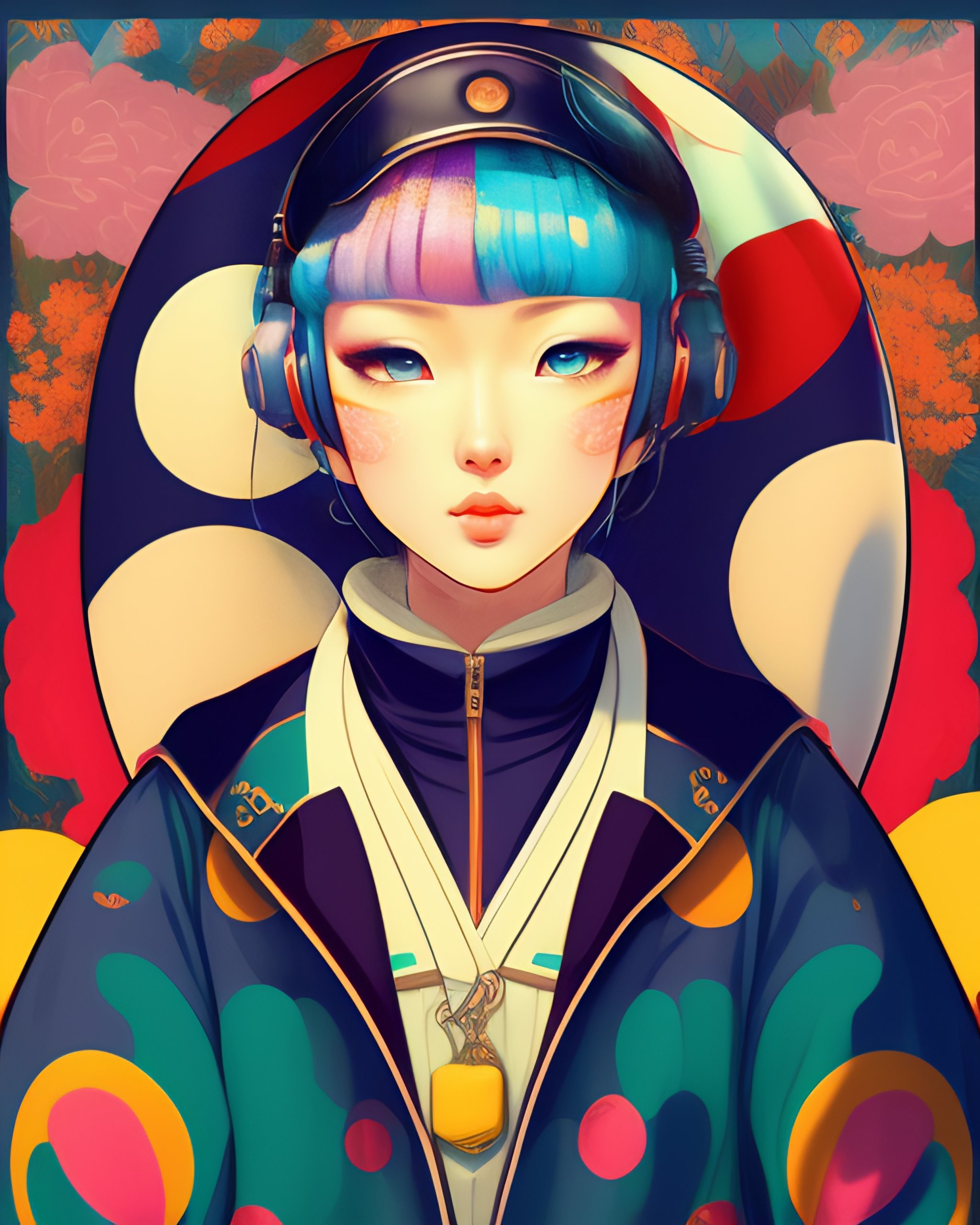 Lexica - Poster, upper portrait of anime girl, ultra-detailed, cel ...