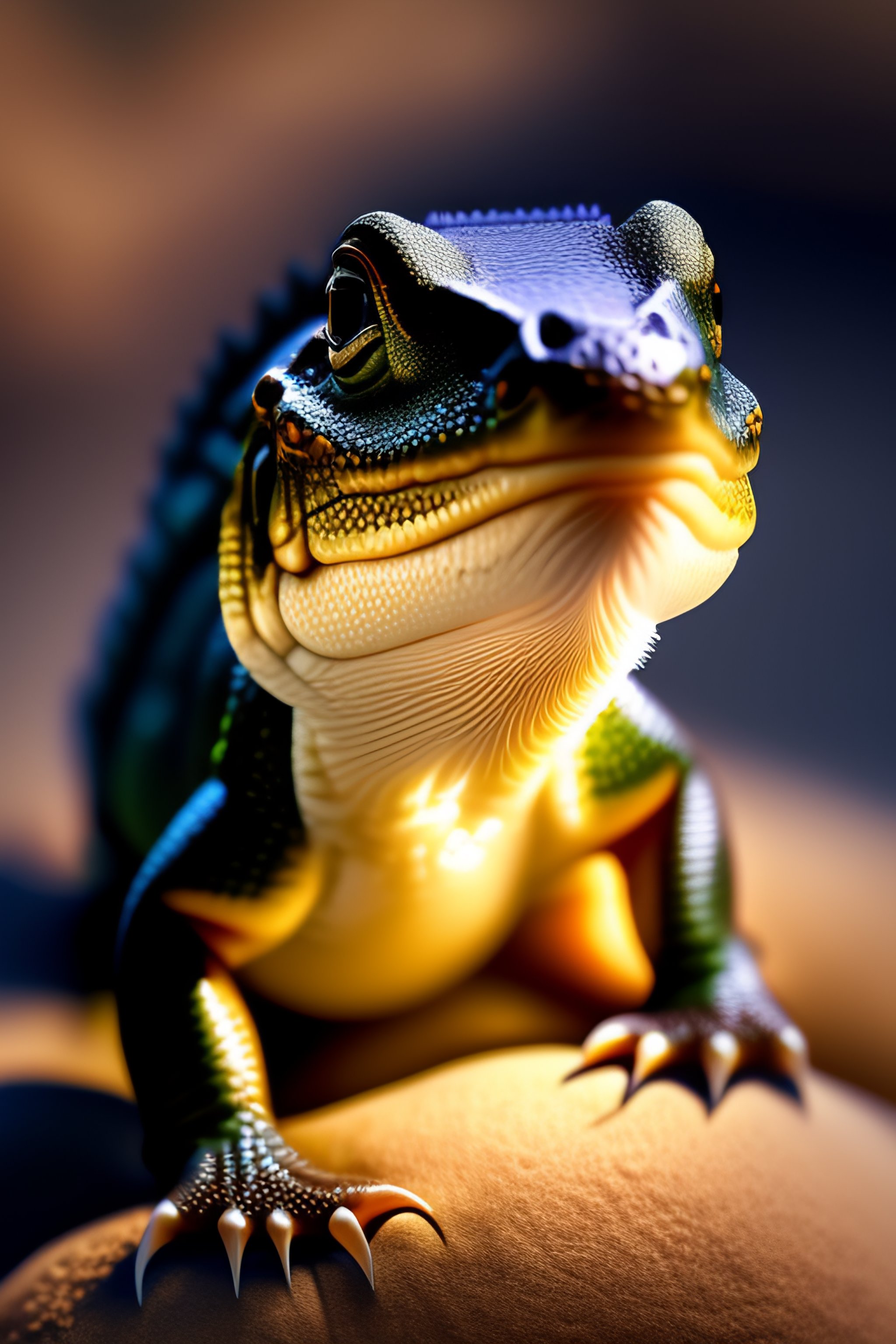 Lexica - High quality, 3d render hyperrealist very cute baby alligator ...