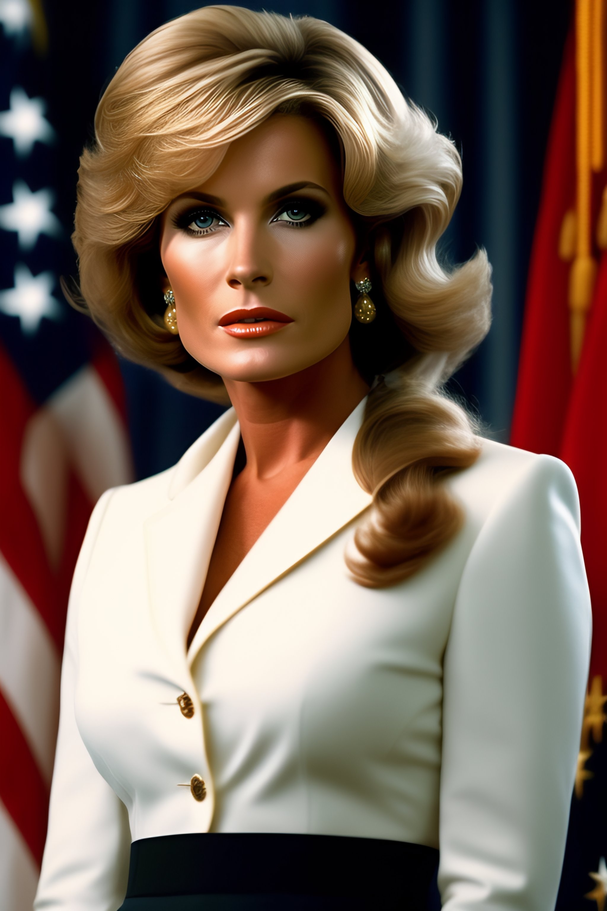 Lexica - Donald Trump dressed like a girl