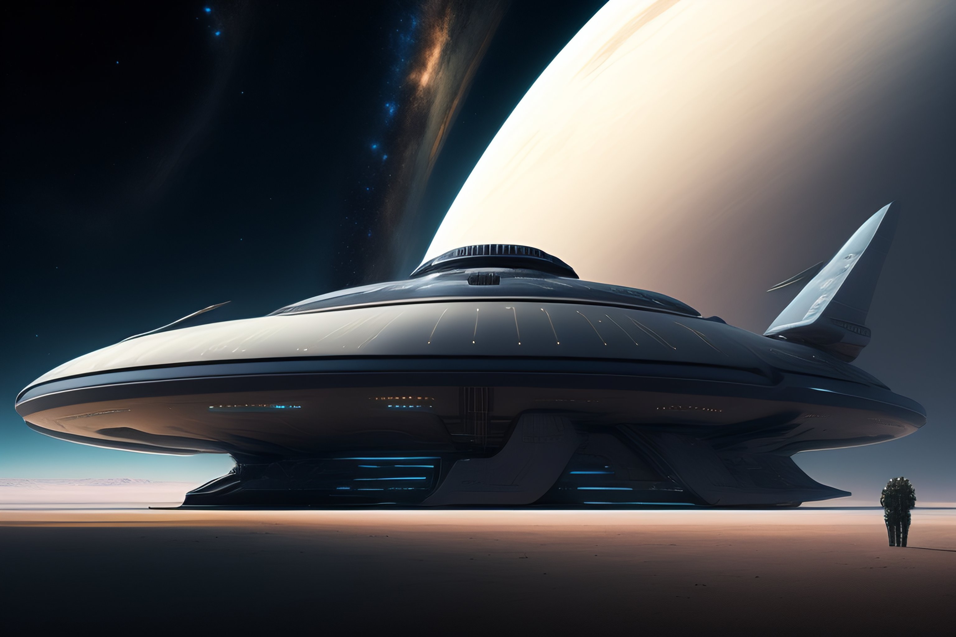 Lexica - Spaceship panorama, sci-fi, Hans Rudolf «Rüdi» Giger
