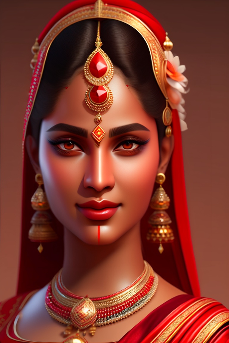 Lexica - Generate a realistic humanoid mata sheronwali with four hand ...