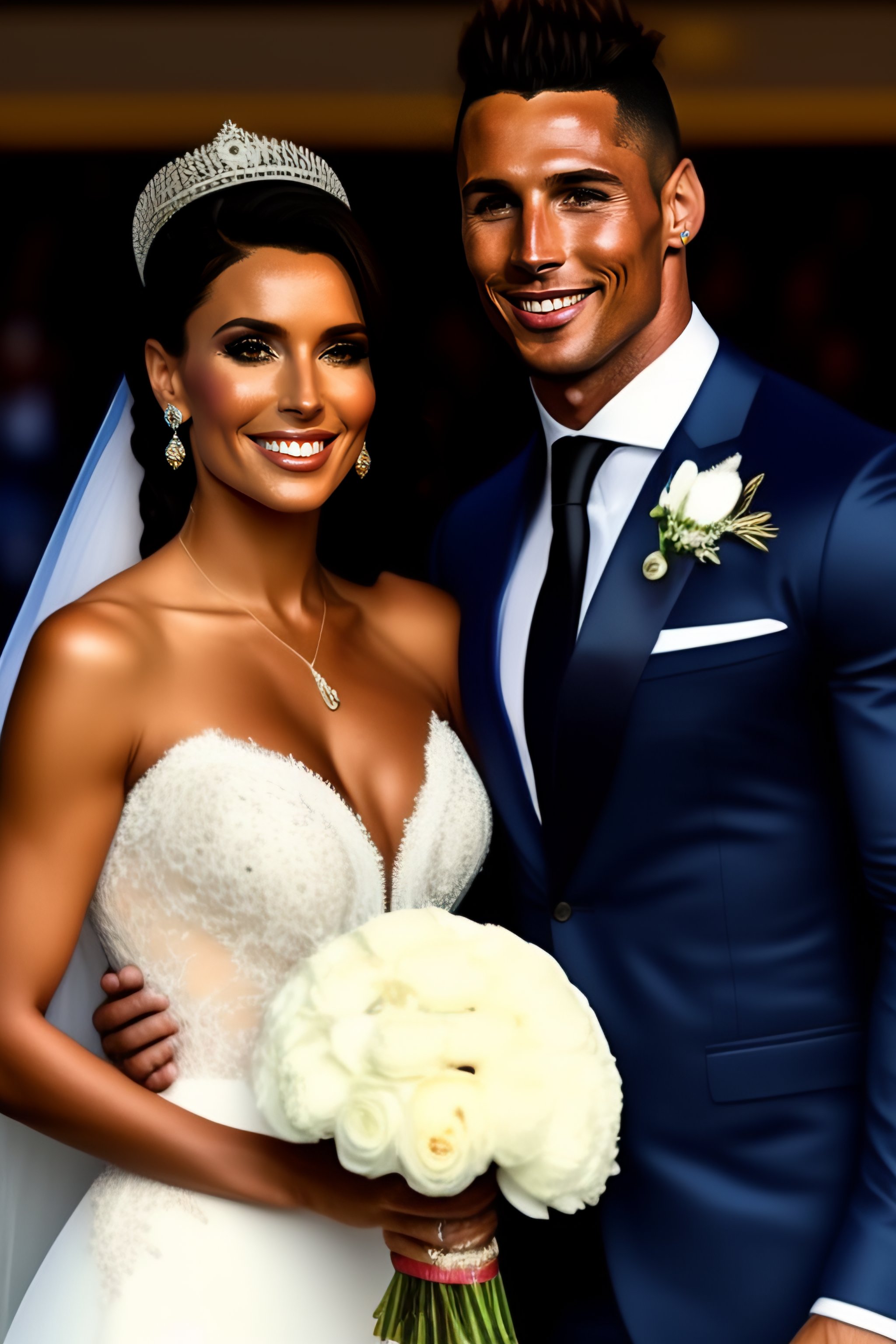 Lexica - Messi marries Ronaldo