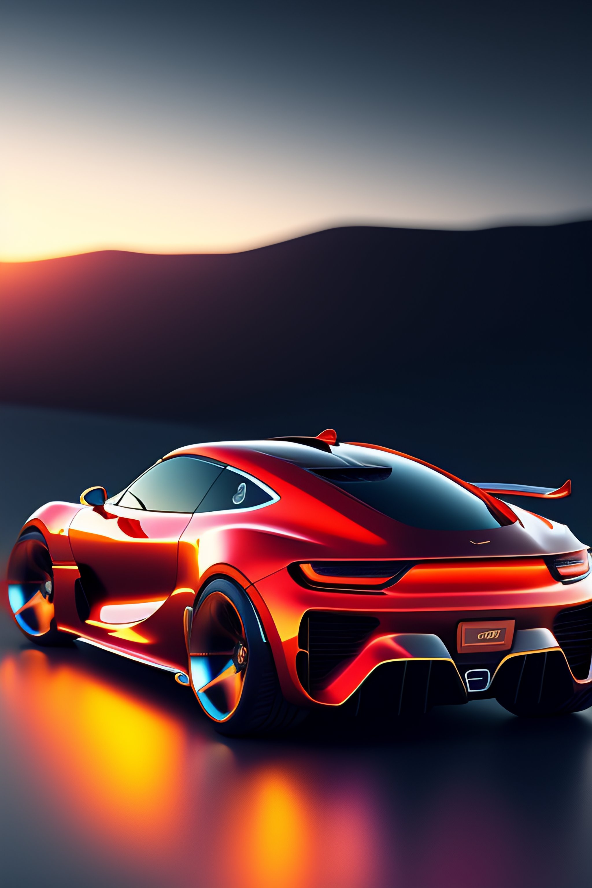 Lexica - Luxury sports car , mystic aura , glowing , rim lighting , 4k ...