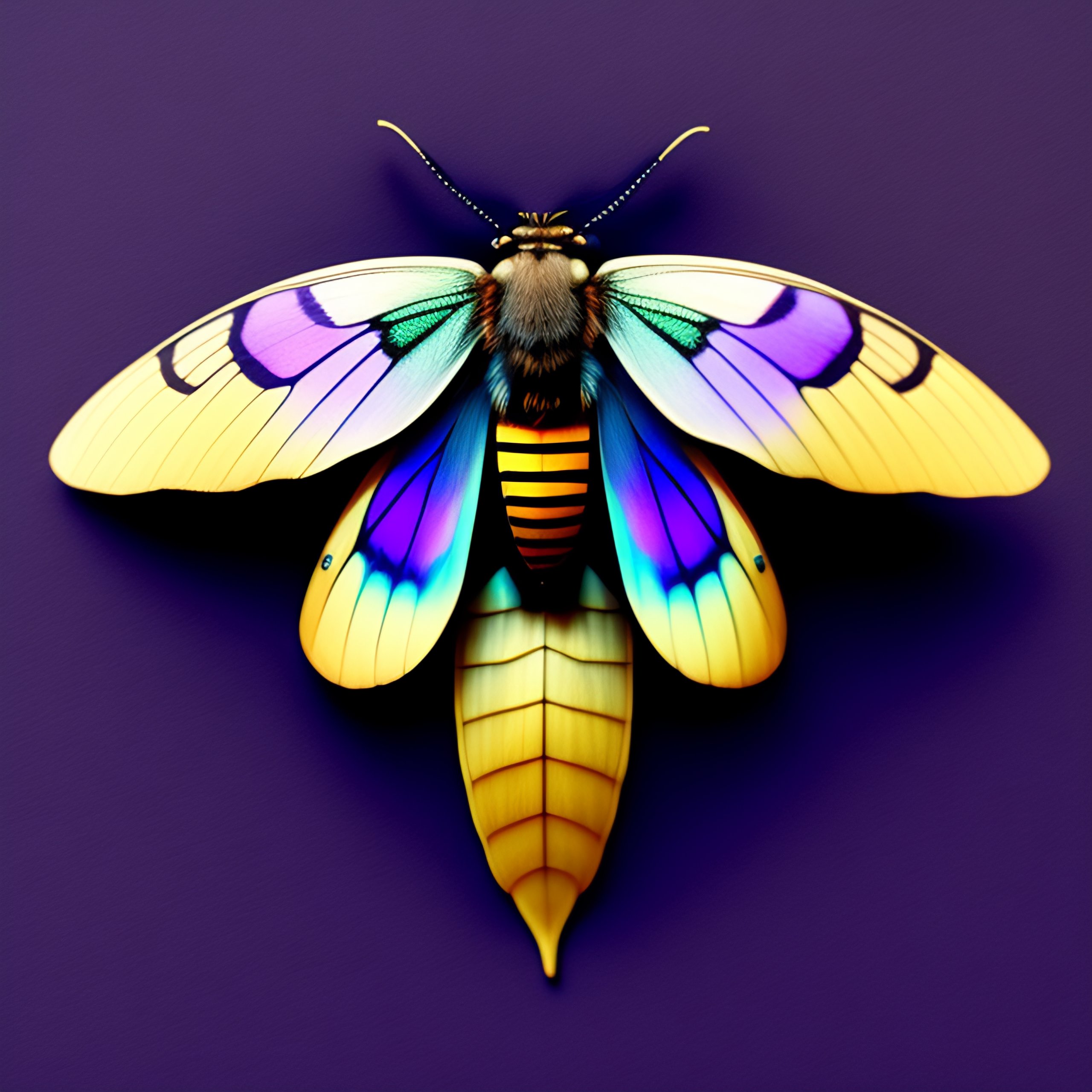 Lexica - Hawk Moth with a skull