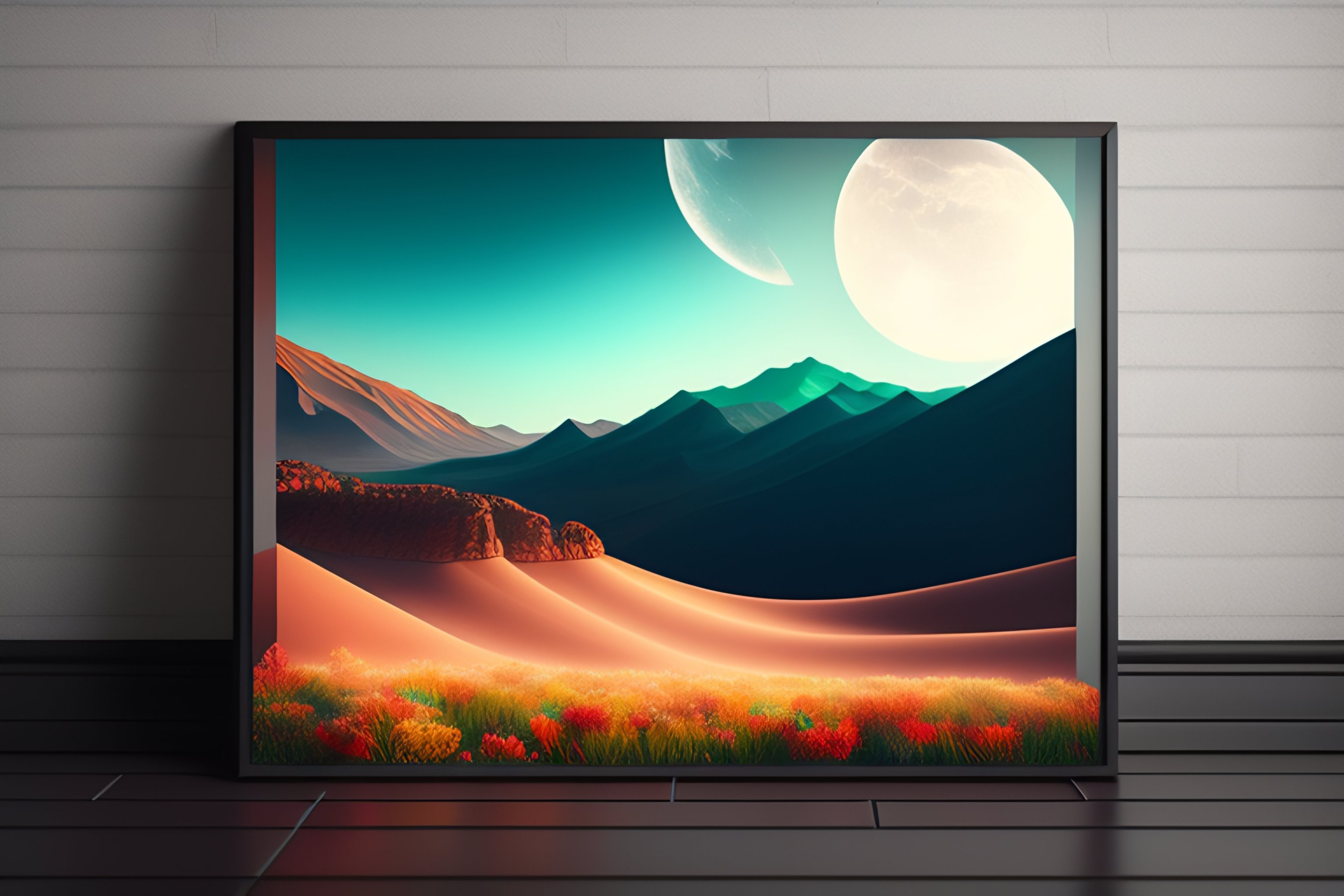 Lexica - Childrens wall art poster,high details,8k