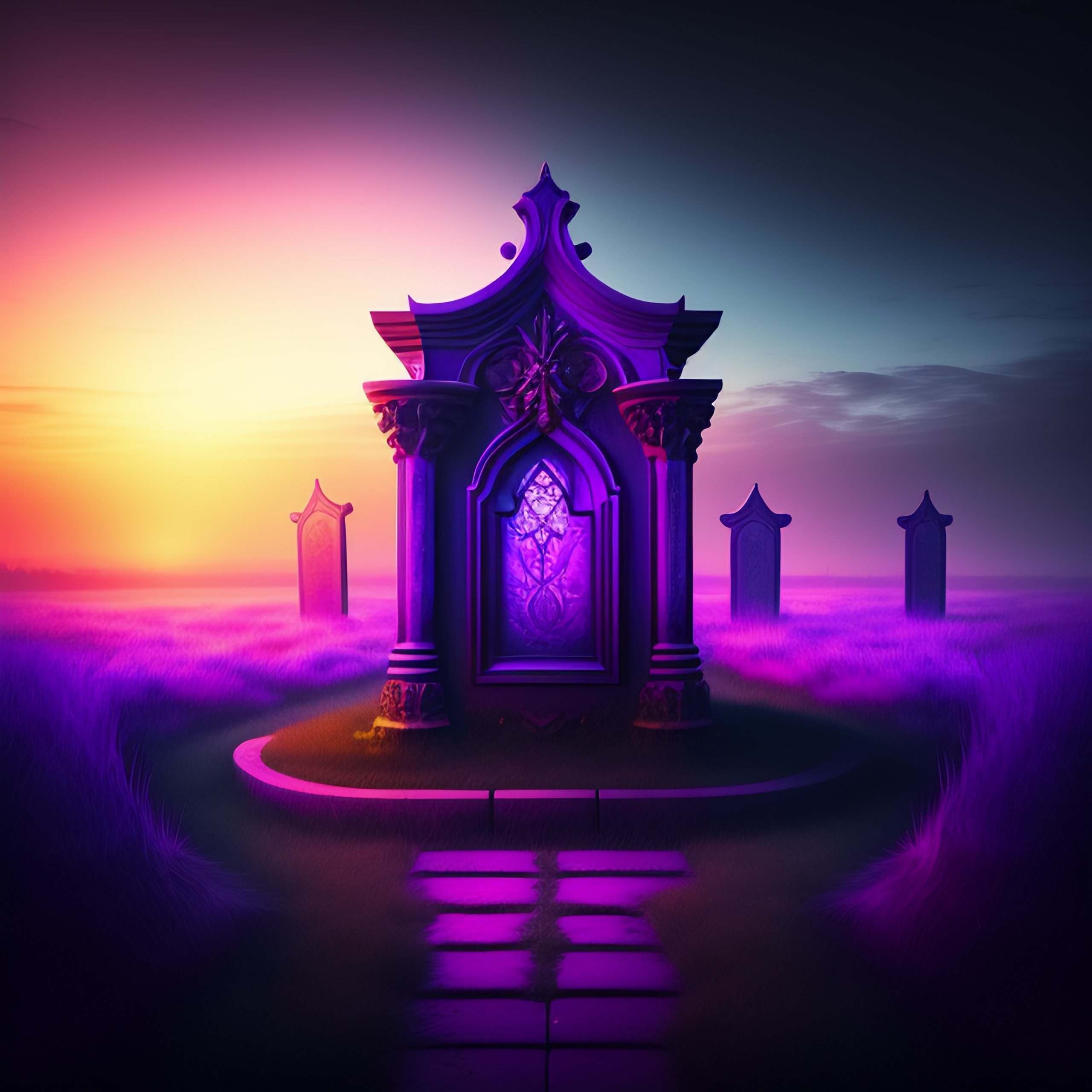 Lexica - High-quality mystical background, gothic art, debris, gloomy ...