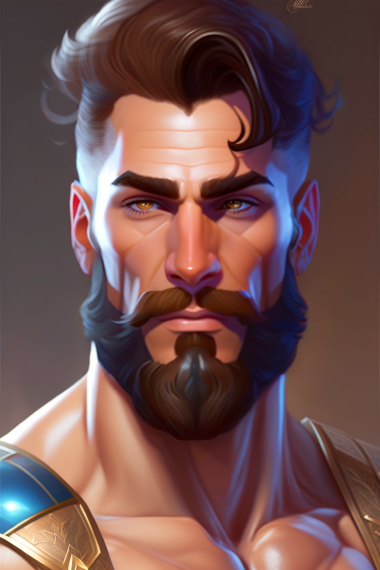 Lexica - Hercules, greek character, d&d, fantasy, portrait, highly ...