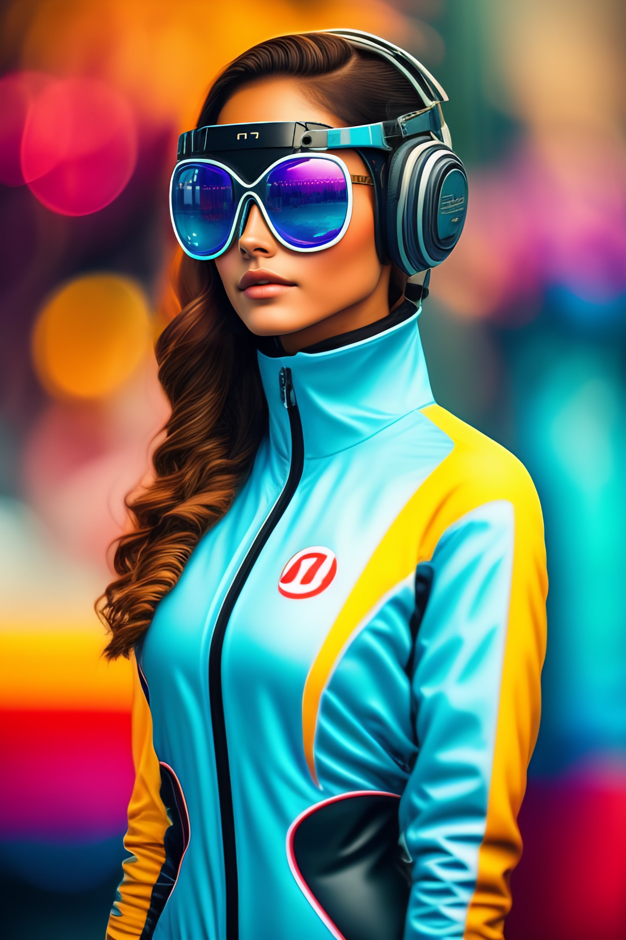 Lexica - Beautiful girl in spy suit with goggle