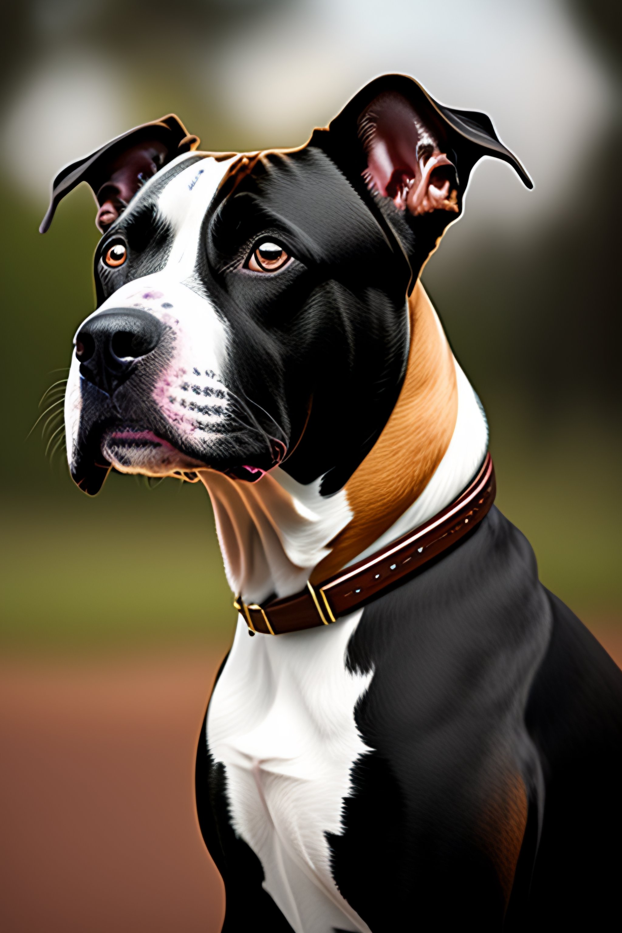 Lexica - American staffordshire terrier,photo, photo, buffy collar
