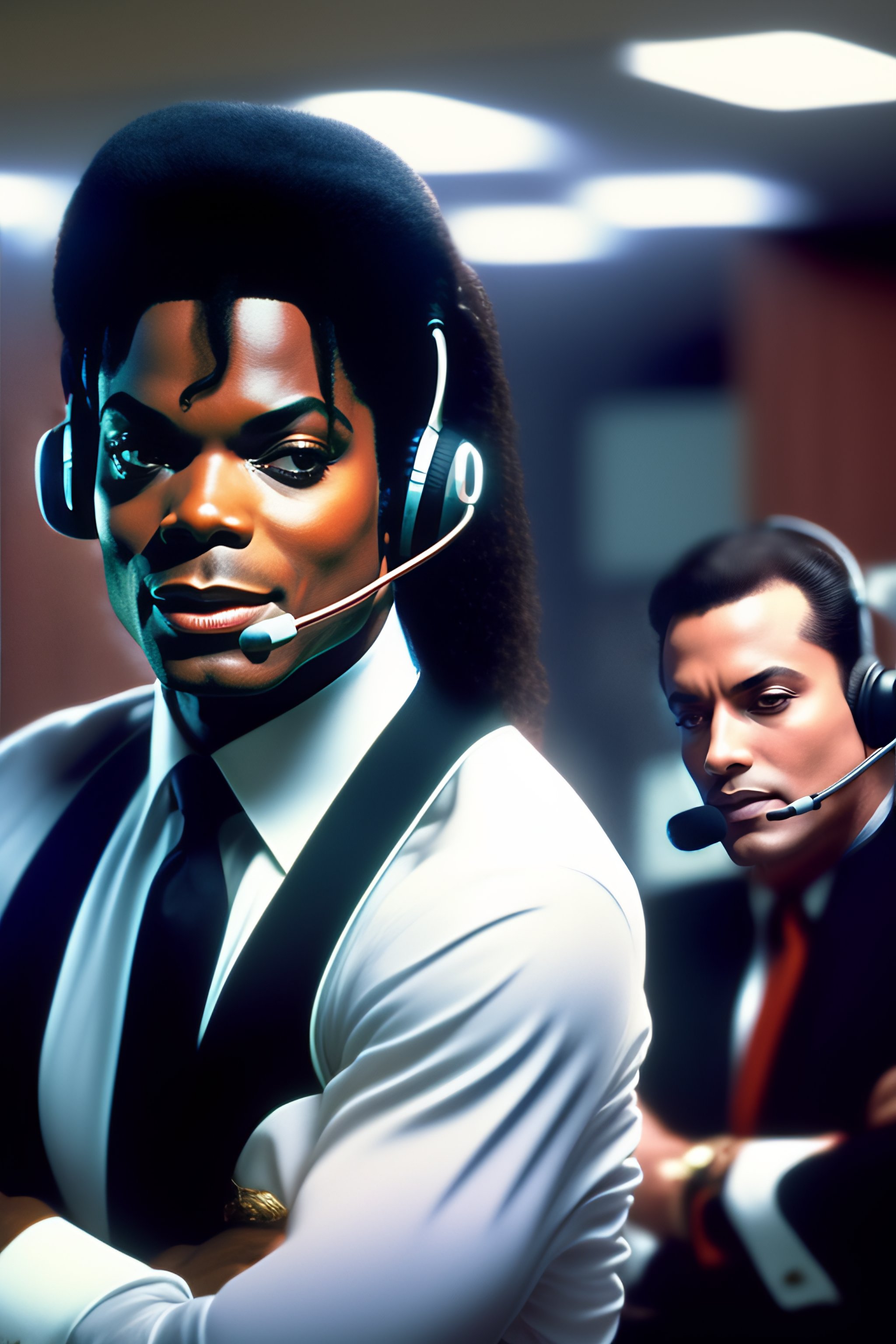 Lexica - Michael jackson as call center agent