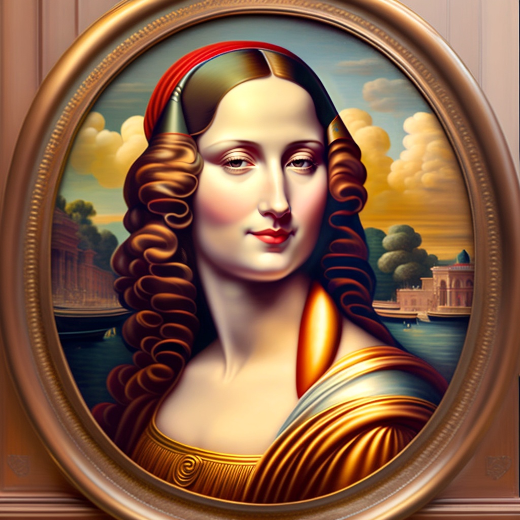 Lexica - The iconic "Mona Lisa" portrait, showcases the mysterious ...