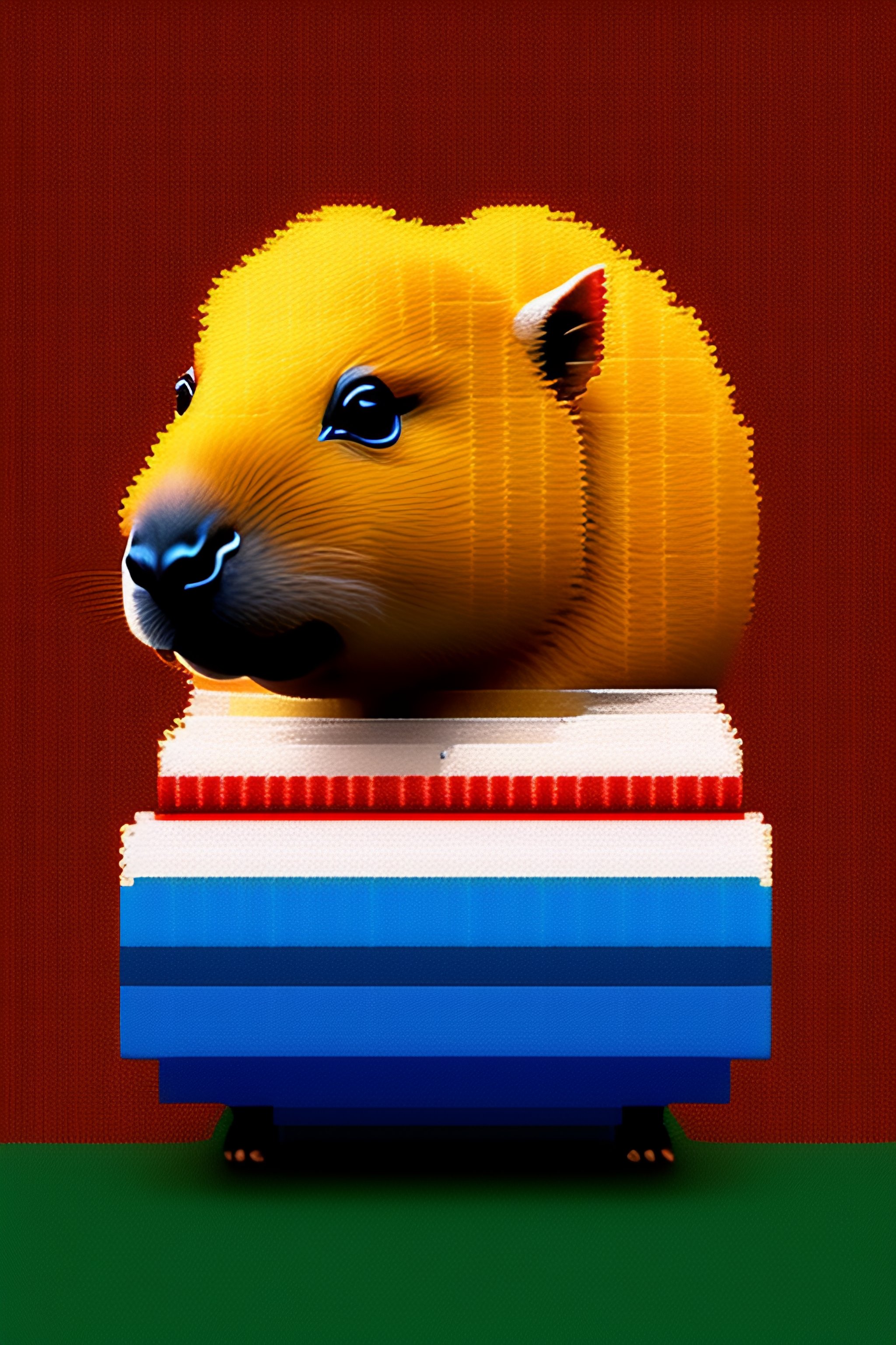 Lexica - An 8-bit icon of a capybara