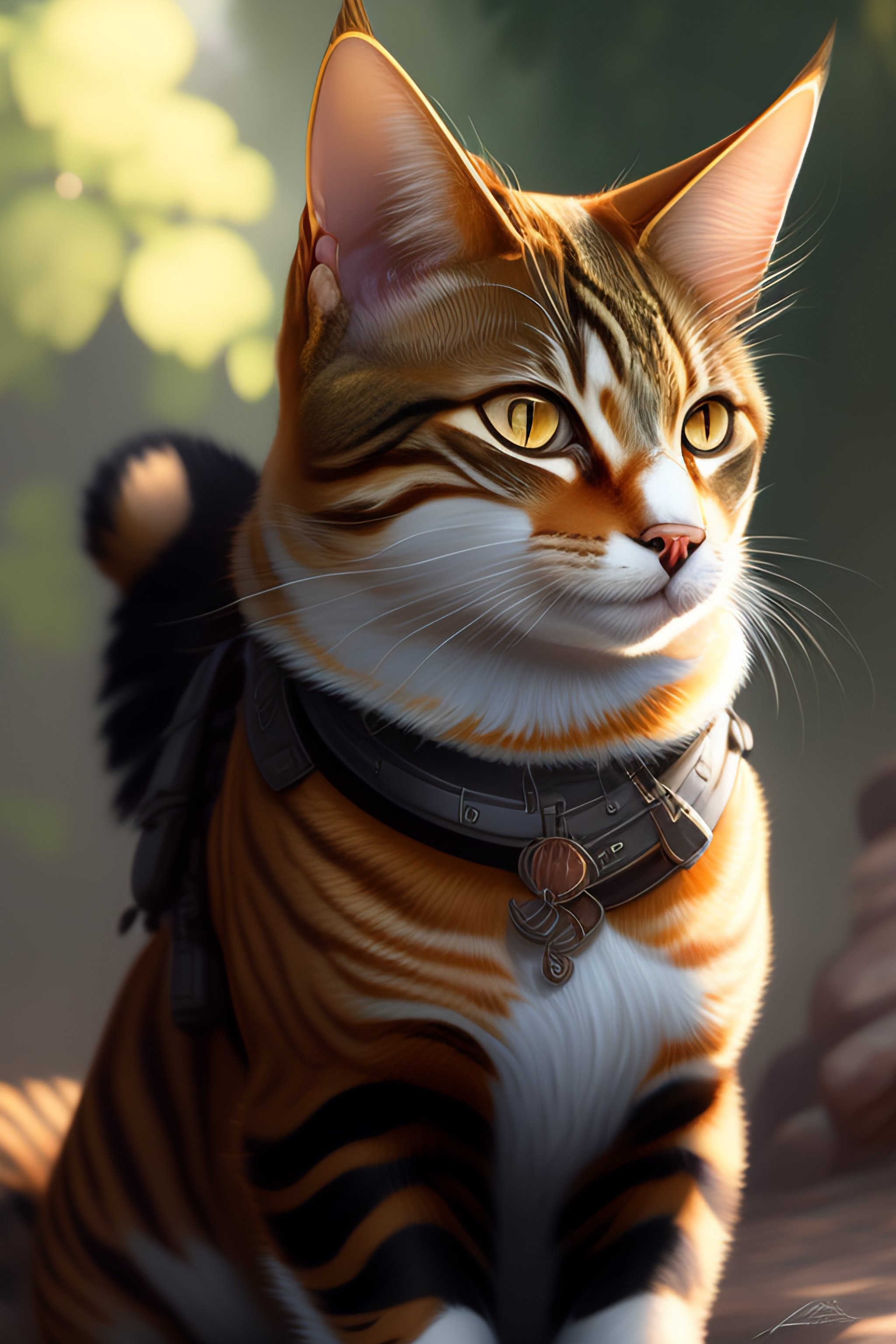 Lexica - A Tabby Cat in Apex Legends style, highly detailed, digital ...