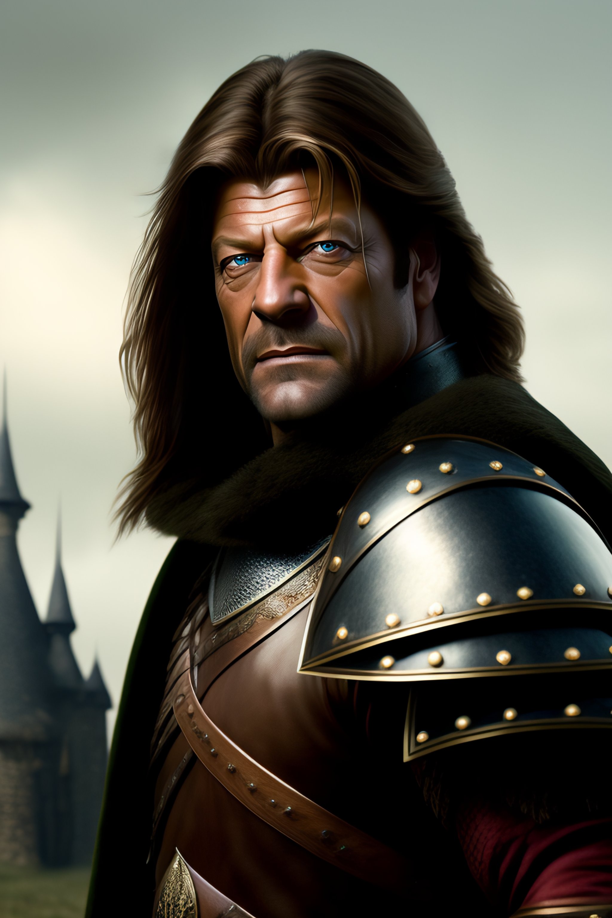 Lexica - Sean bean like a medieval warrior, dnd style, fantasy