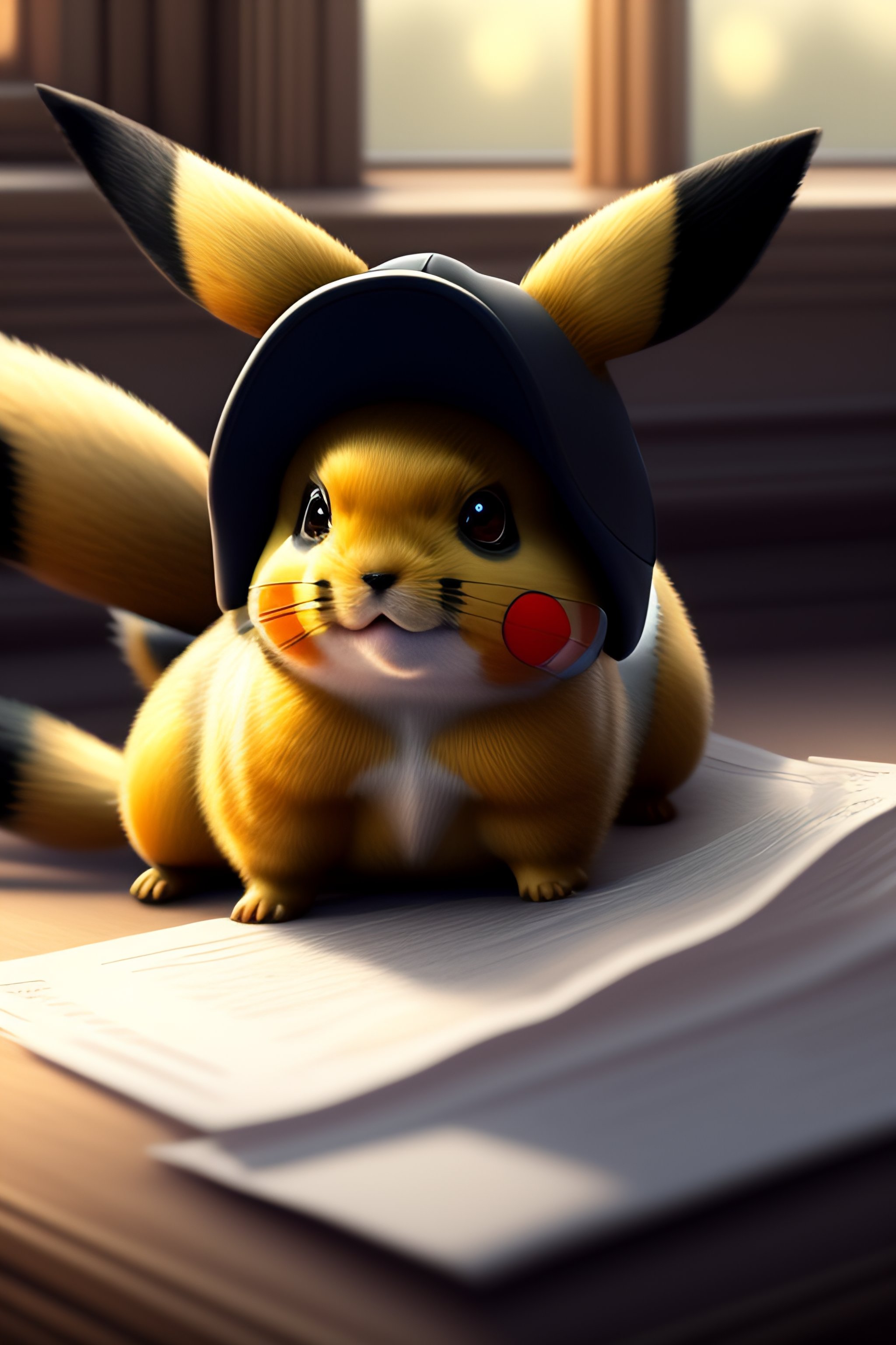 Lexica - Pikachu commiting tax fraud, paperwork, exhausted, cute ...