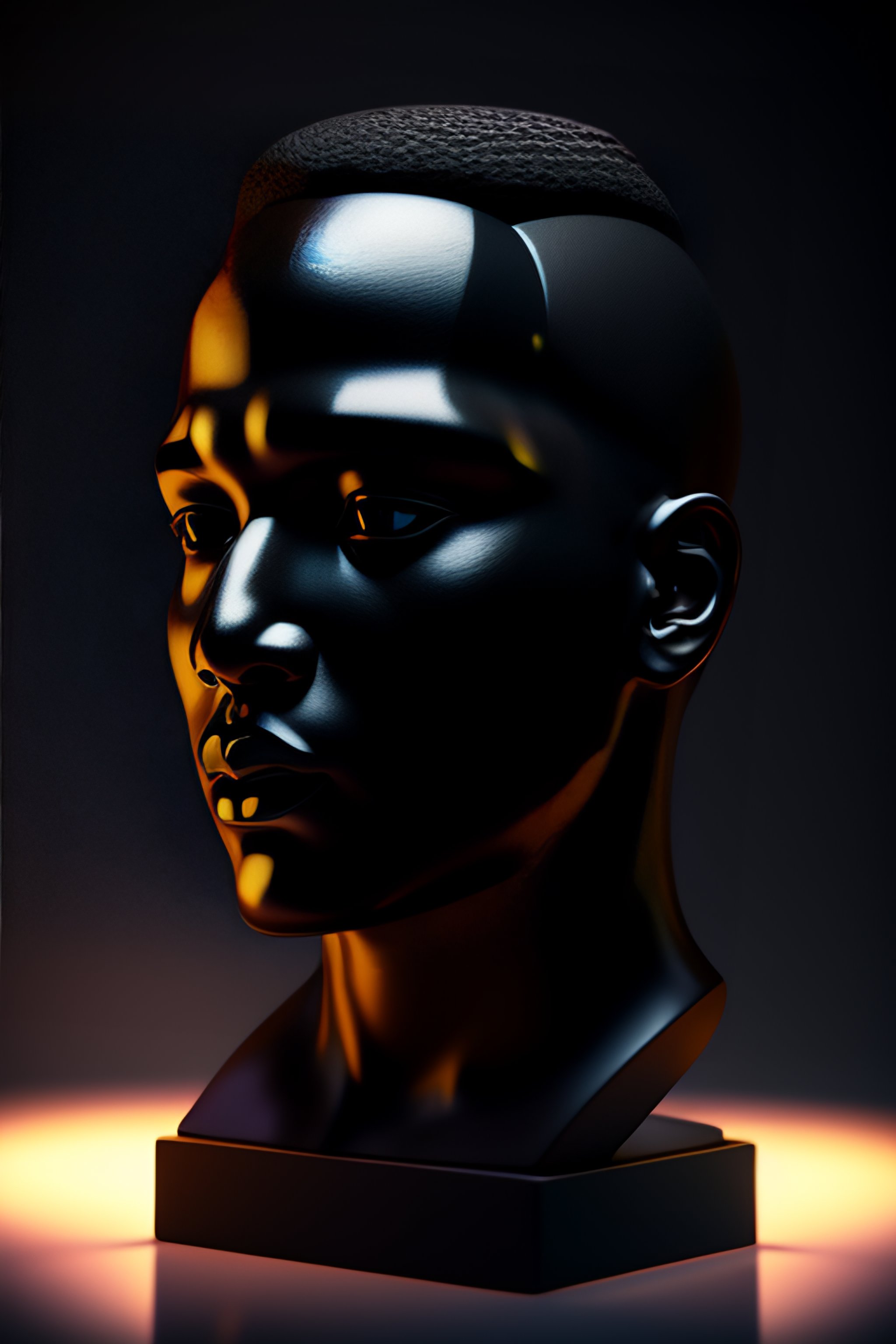 Lexica - Michael jordon made with black stone, Giovanni Strazza sculpt ...