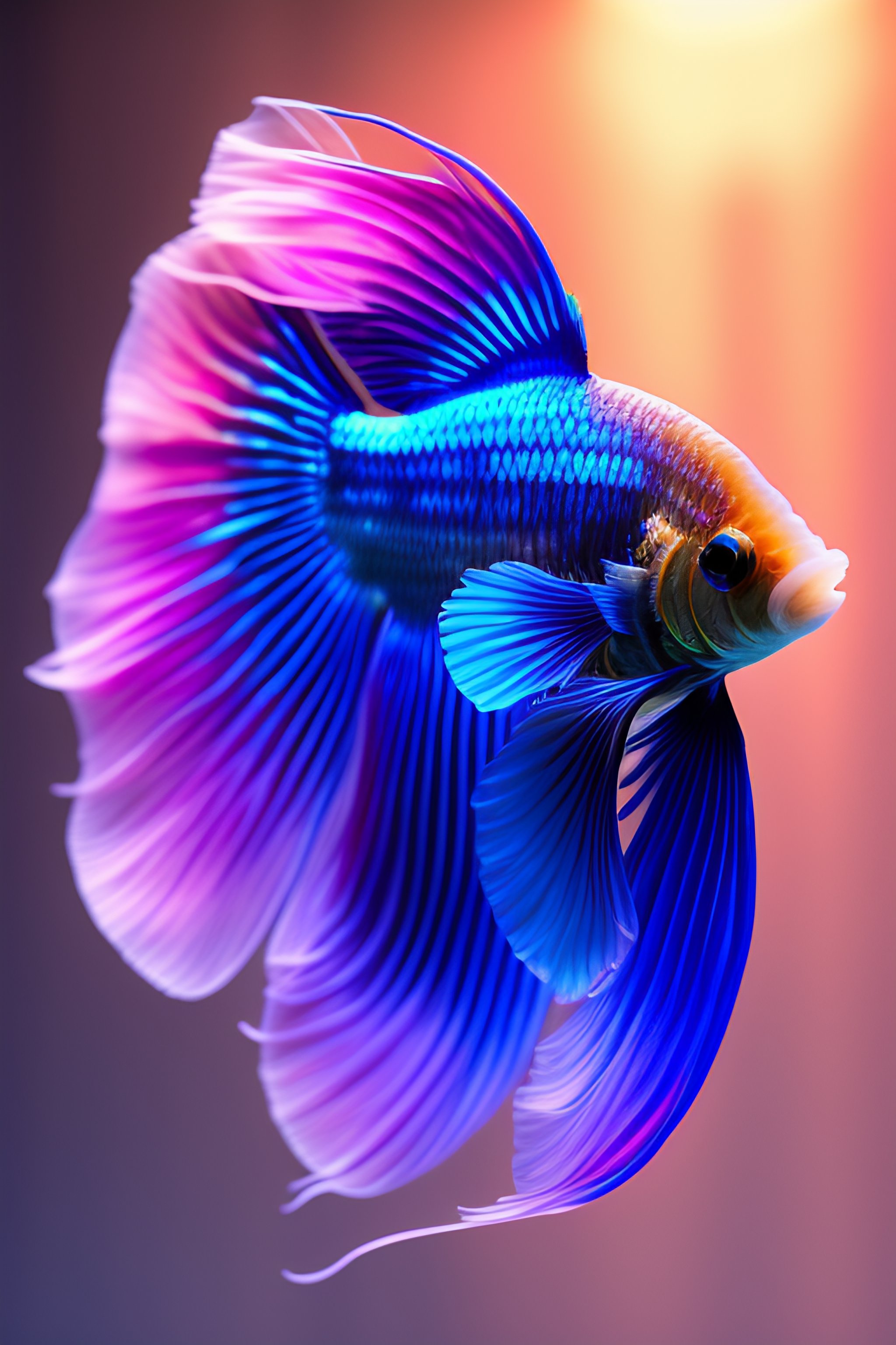 Lexica - Robotic cyber punk Betta fish