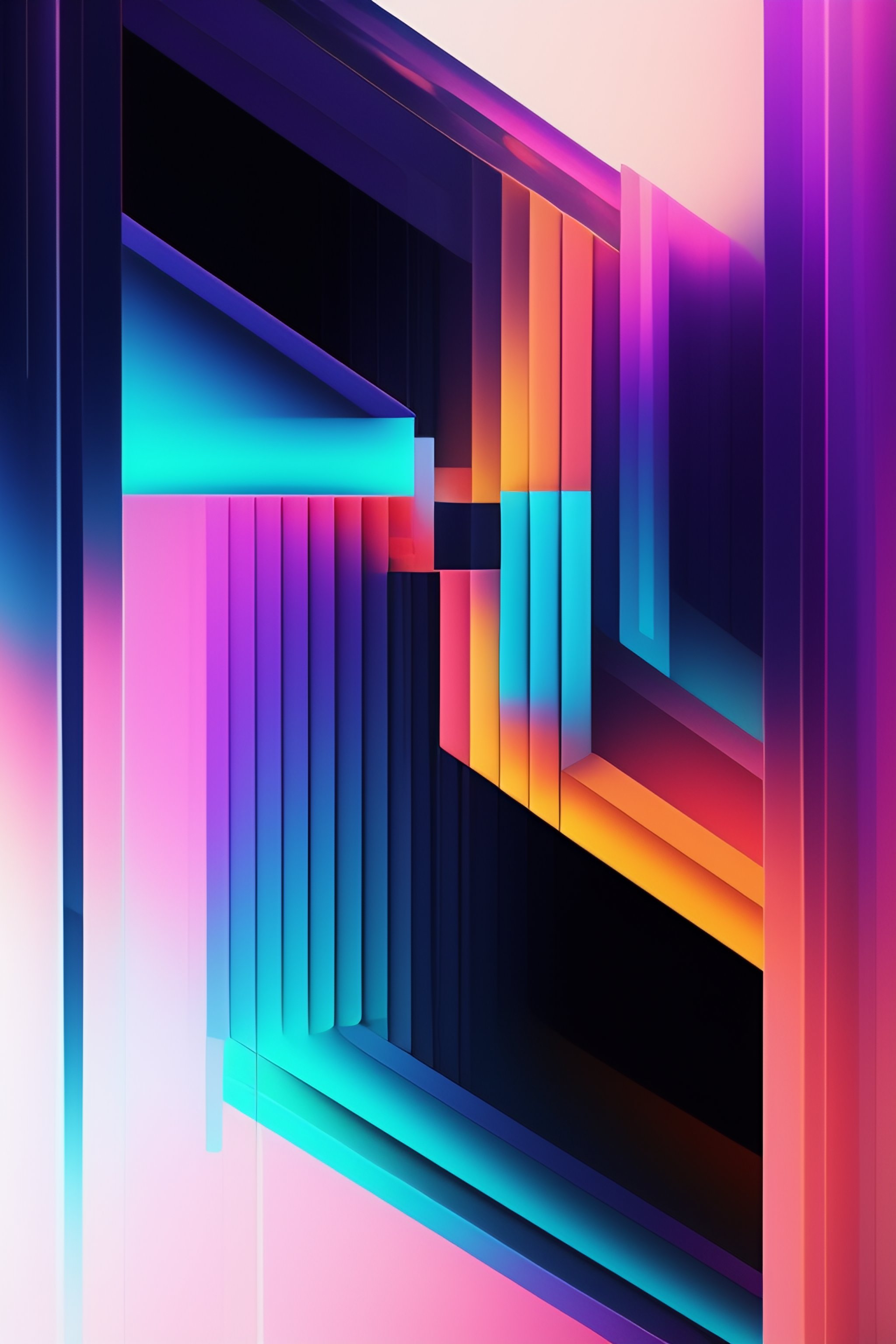 Lexica - Abstract glitch of pixels muted colors 8k