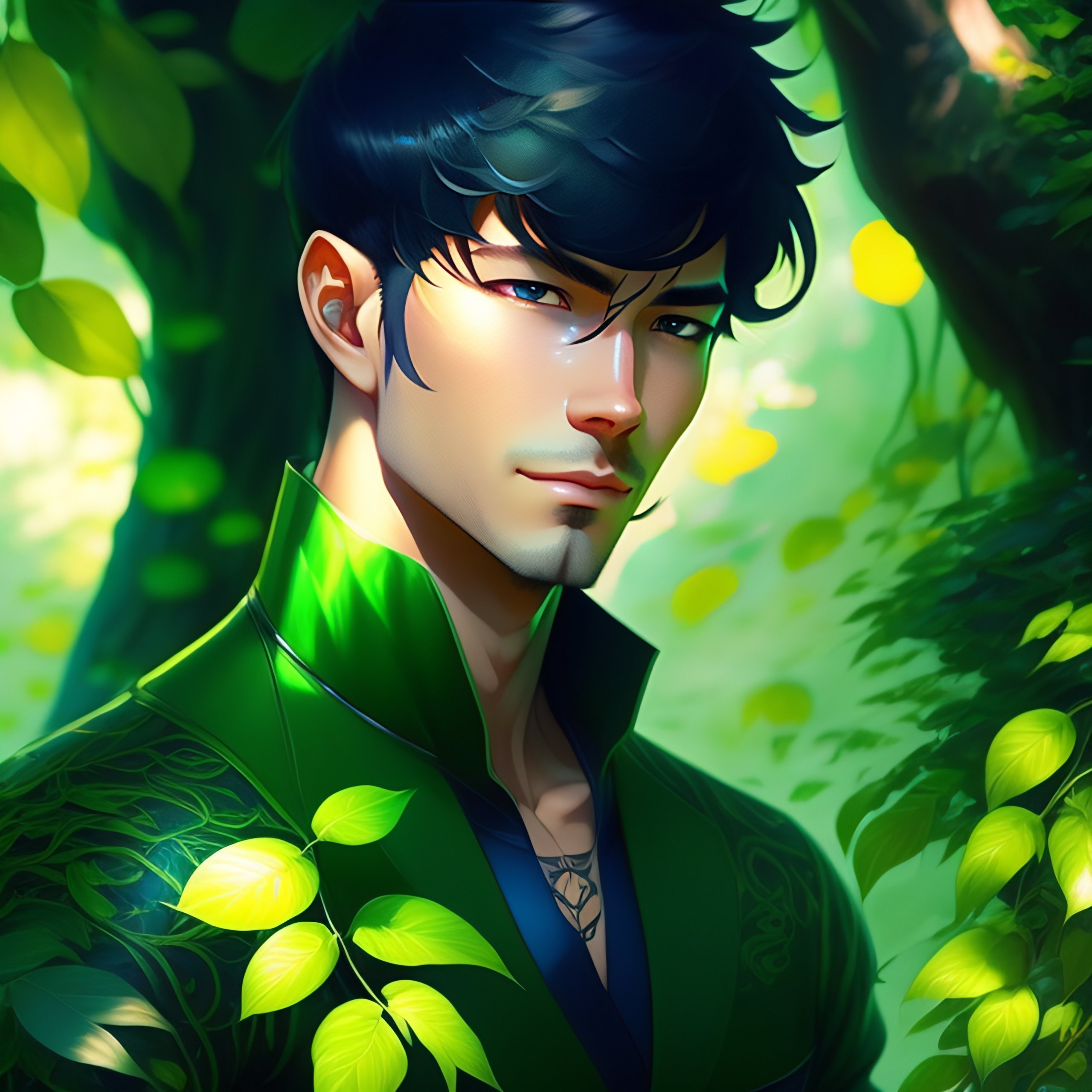 Lexica - Anime key visual of a 30yo developer man, short crew cut ...