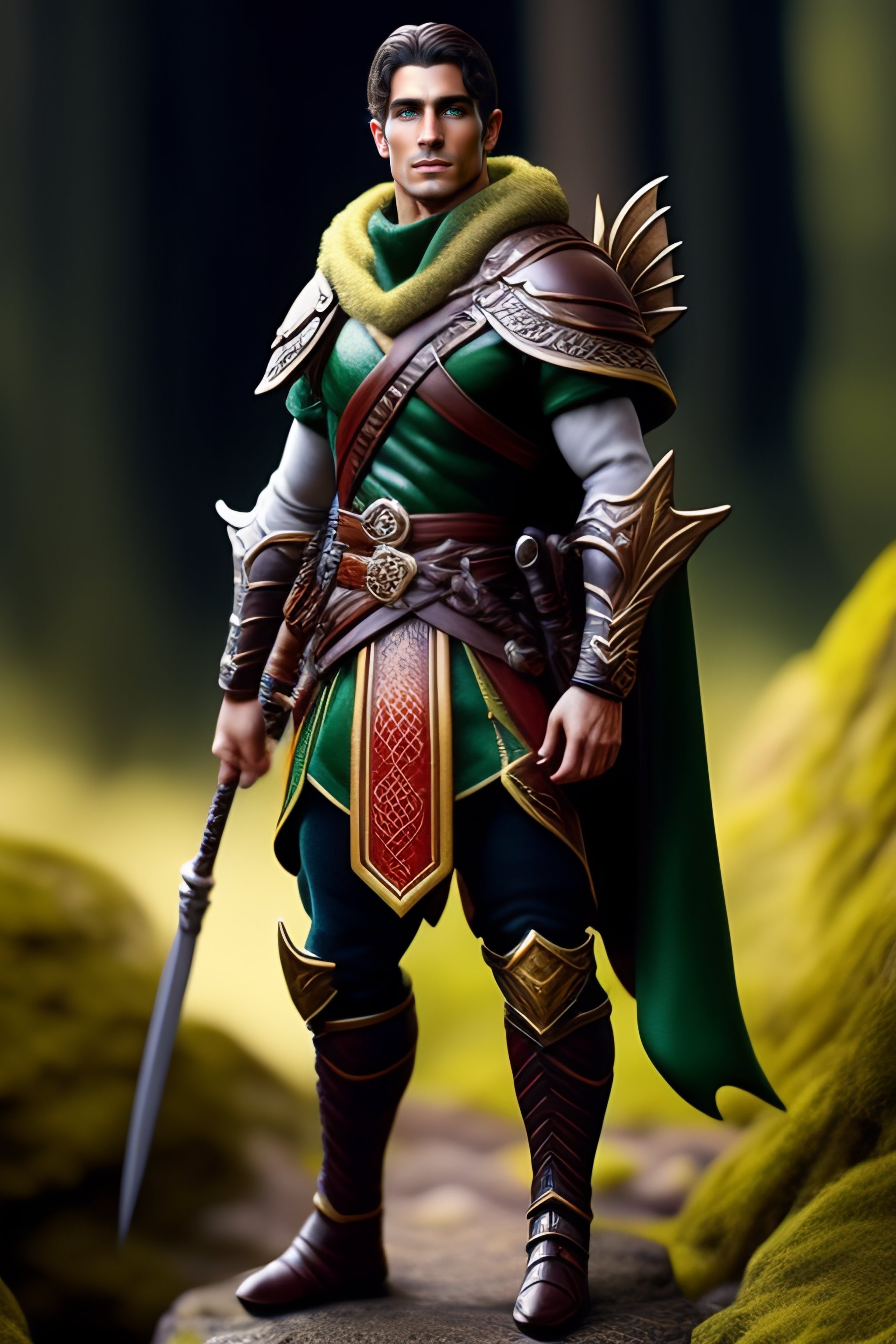 Lexica - Half-elf male ranger